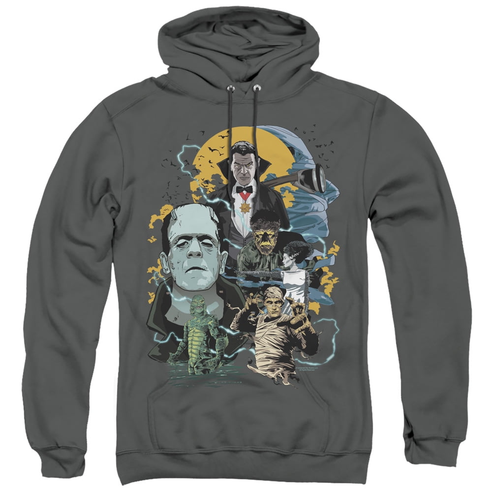 Universal Monsters Monster Mash Adult Pullover Hoodie Sweatshirt ...