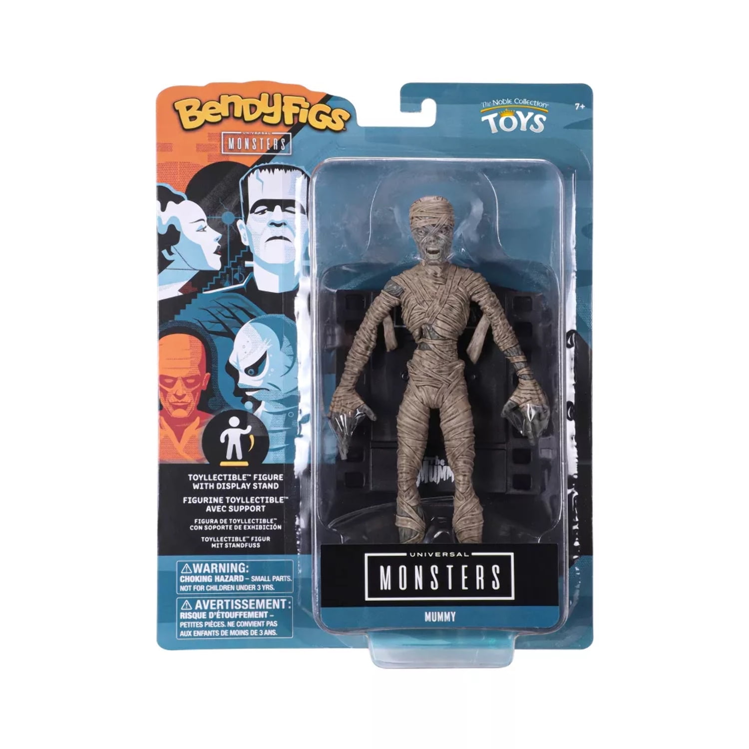 Universal Monsters Mummy Bendy Figure - Walmart.com
