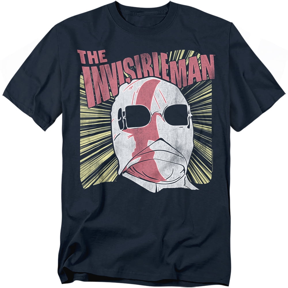 Universal Monsters T-Shirt Invisible Portrait Unisex Graphic Tee For ...