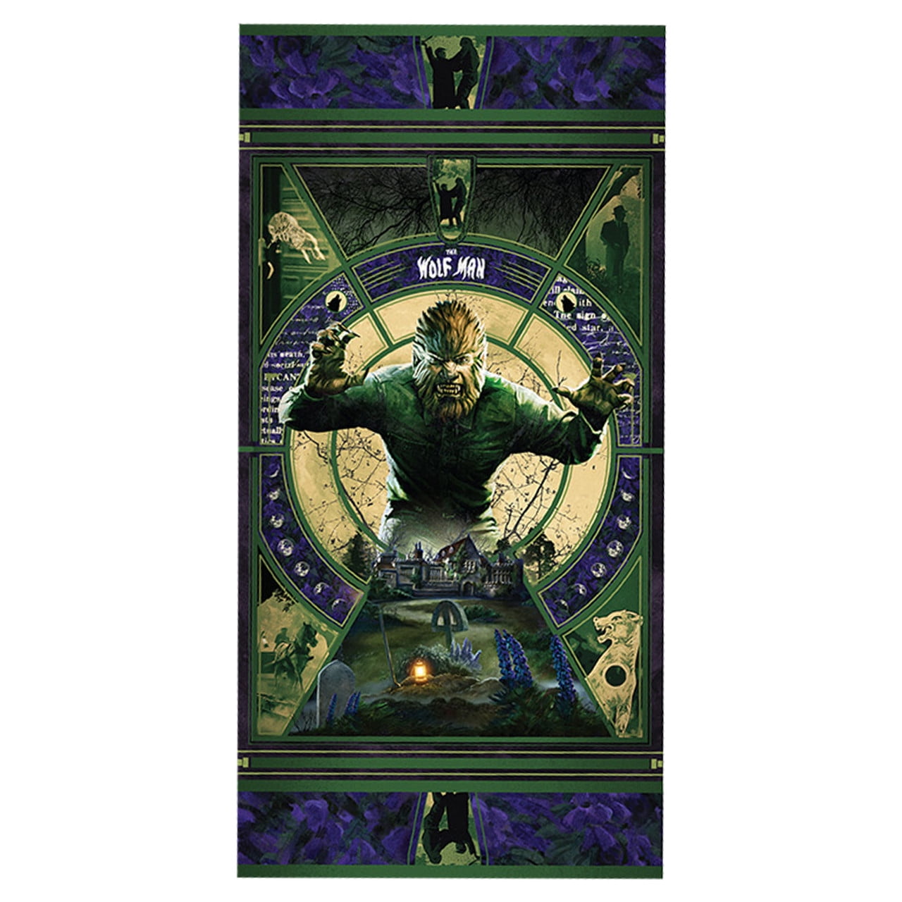 Factory Entertainment - Universal Monsters - The Wolf Man Beach Towel ...