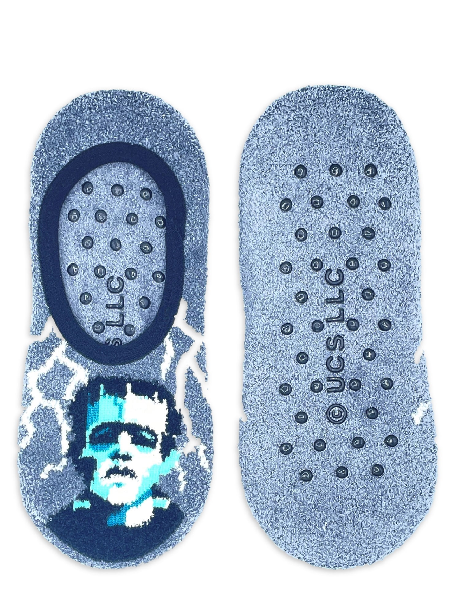 Universal Monsters Women's Halloween Liner Socks with Grippers, 1-Pack ...