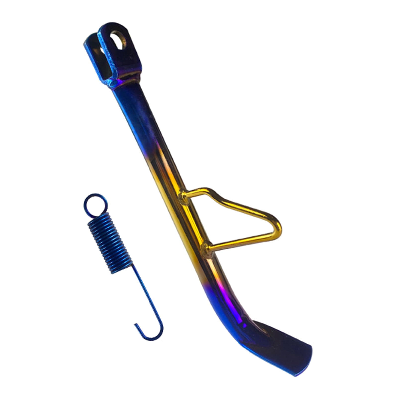 Universal Motorbike Adjustable Kickstand Side Stand Parking Foot Support Tripod Holder For ...