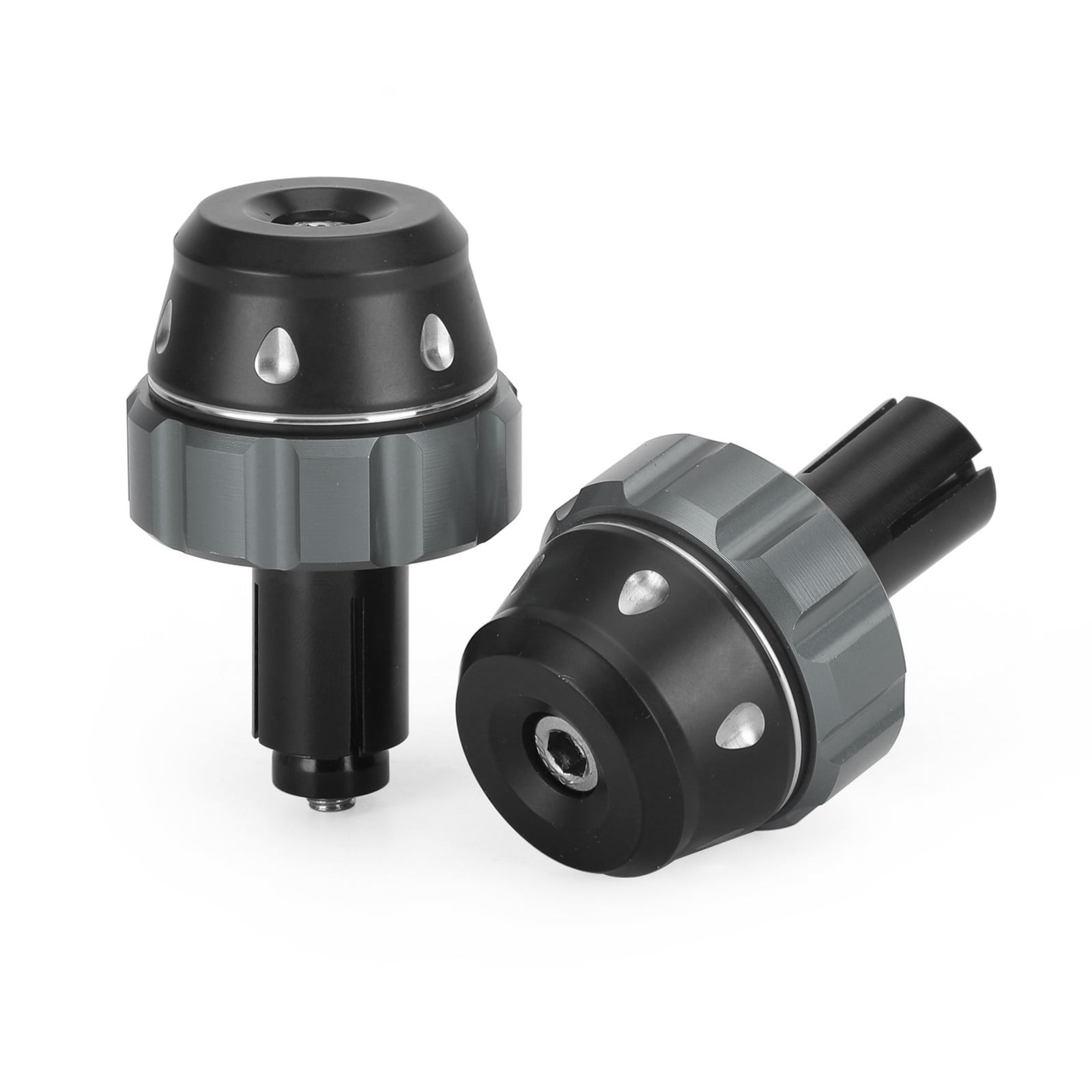 Universal Motorcycle 22mm 7/8" Titan-color Bar End Weight Plugs Sliders ...