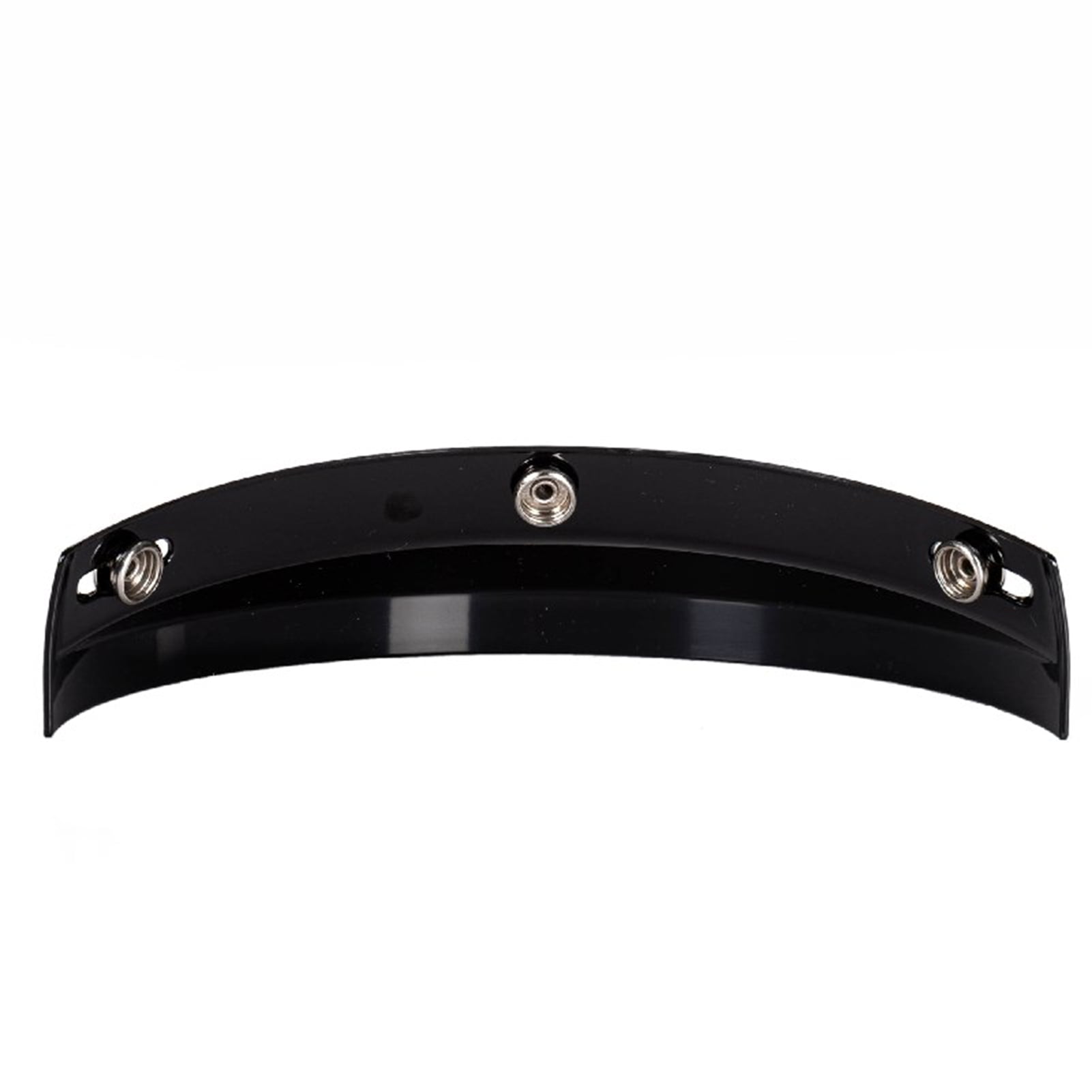 Universal Motorcycle 3 Snap-Button Visor Flip Up Down Open Face Helmet ...