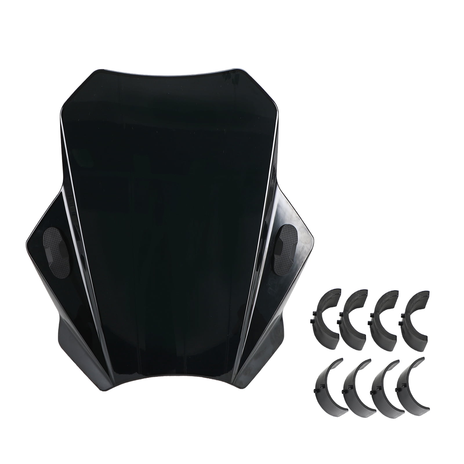 Universal Motorcycle Adjustable Wind Screen Windshield 22MM 25MM 28MM ...