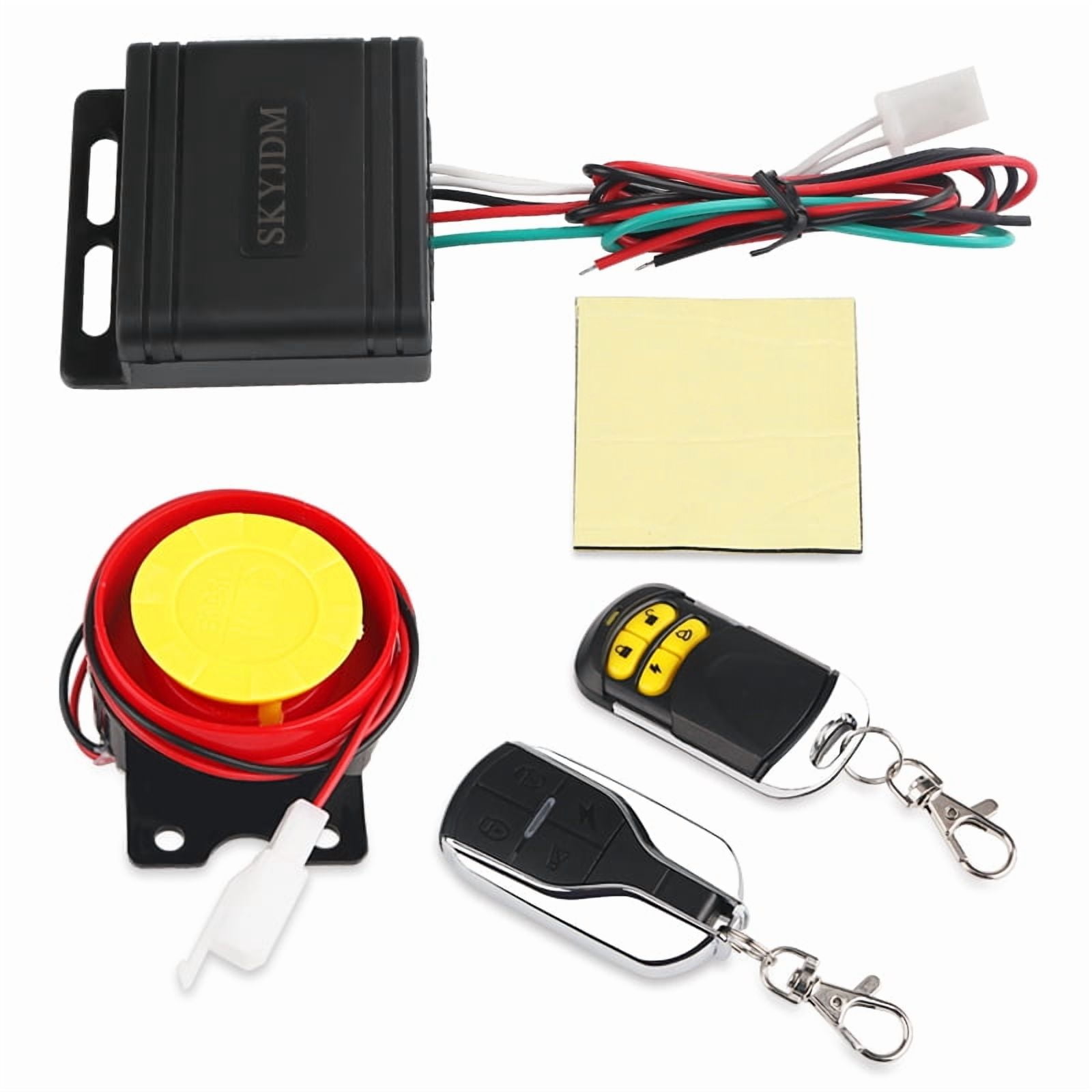 Universal Motorcycle Bike Alarm System Scooter Anti-Theft Security ...