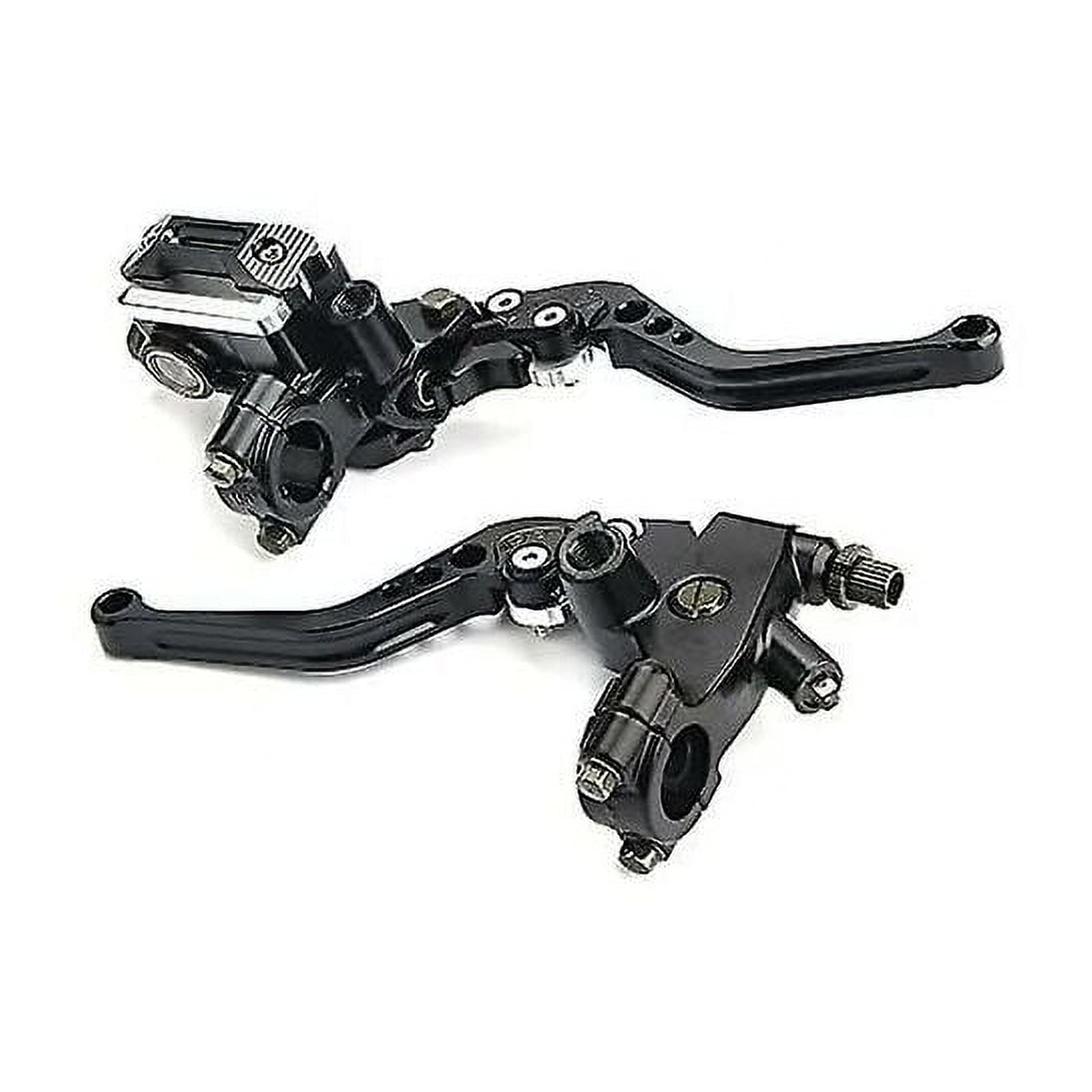 Universal Motorcycle Brake Clutch Levers 7/8 Master Cylinder Reservoir ...