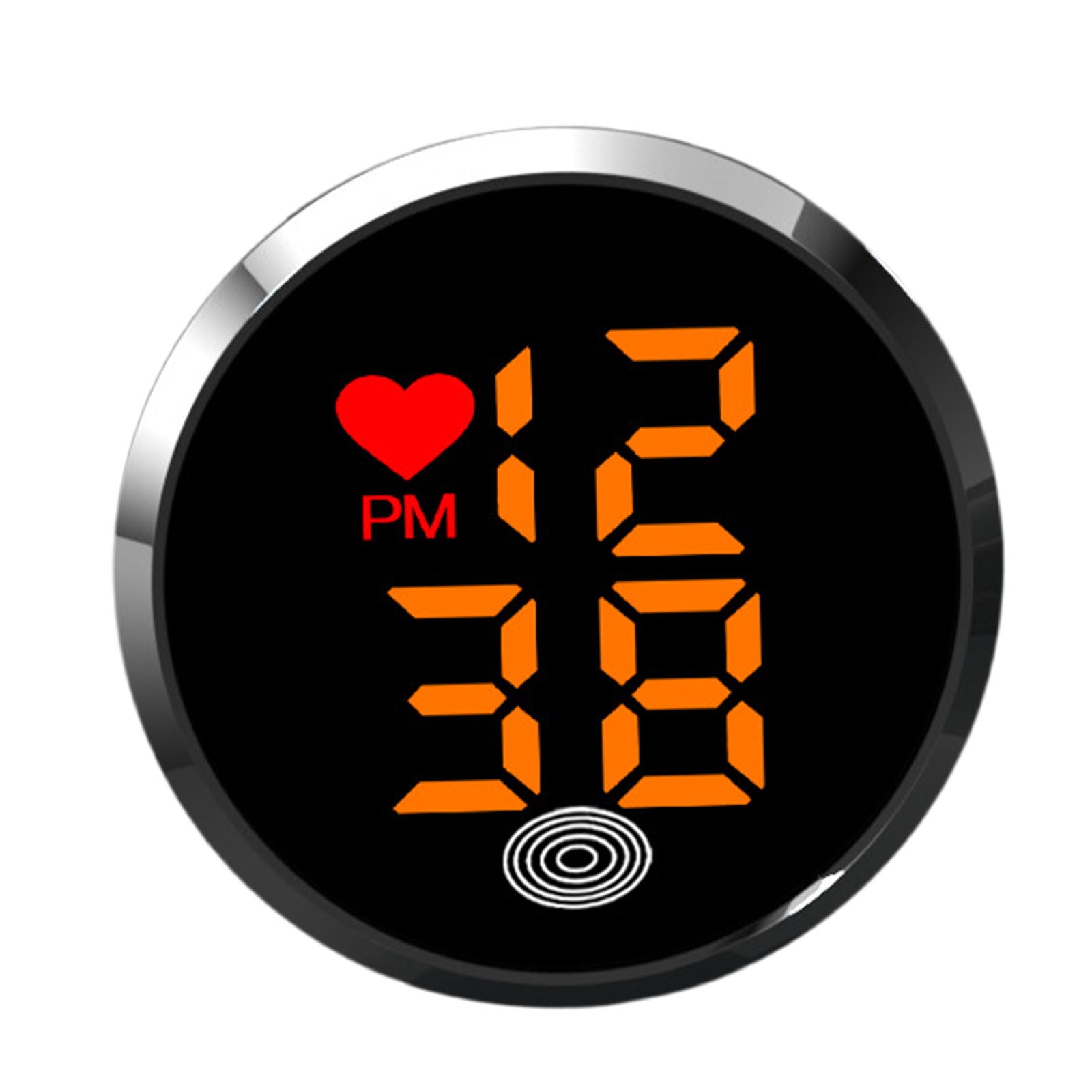 Universal Motorcycle Digital Clock Compact LED Display Timepiece Ideal ...