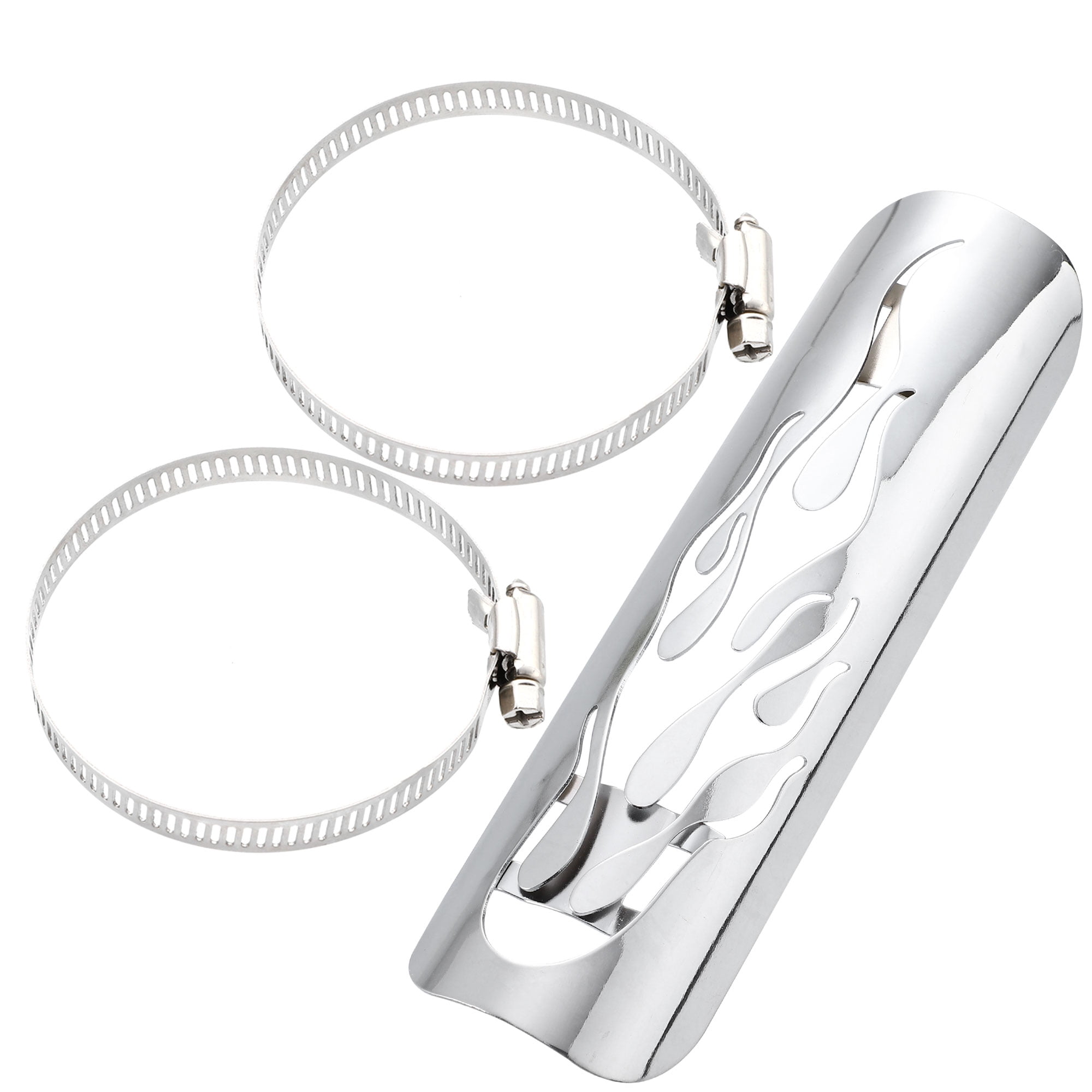 Universal Motorcycle Exhaust Heat Shield Muffler Cover for Harley with ...