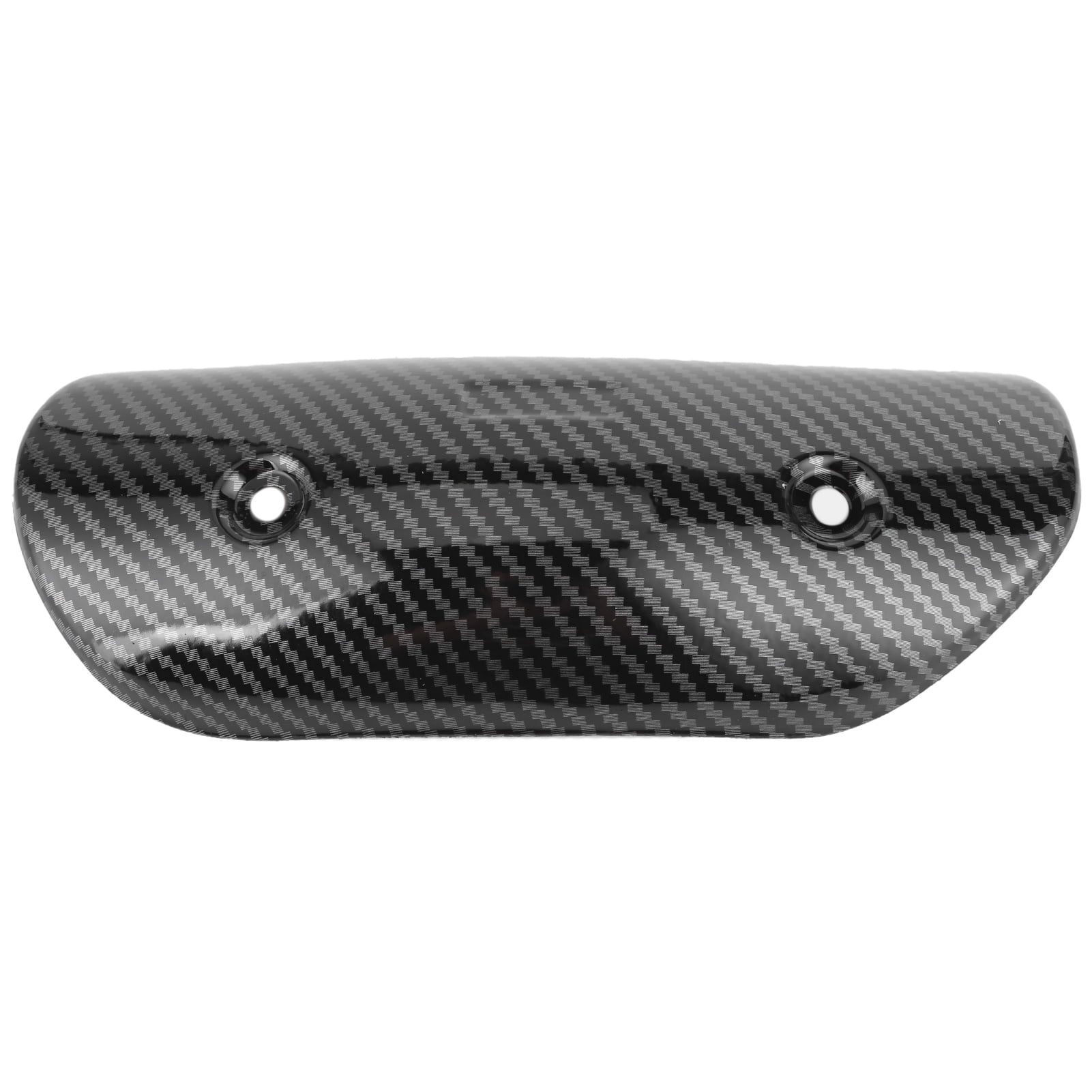 Universal Motorcycle Exhaust Pipe Heat Shield Guard, Carbon Fiber Style ...