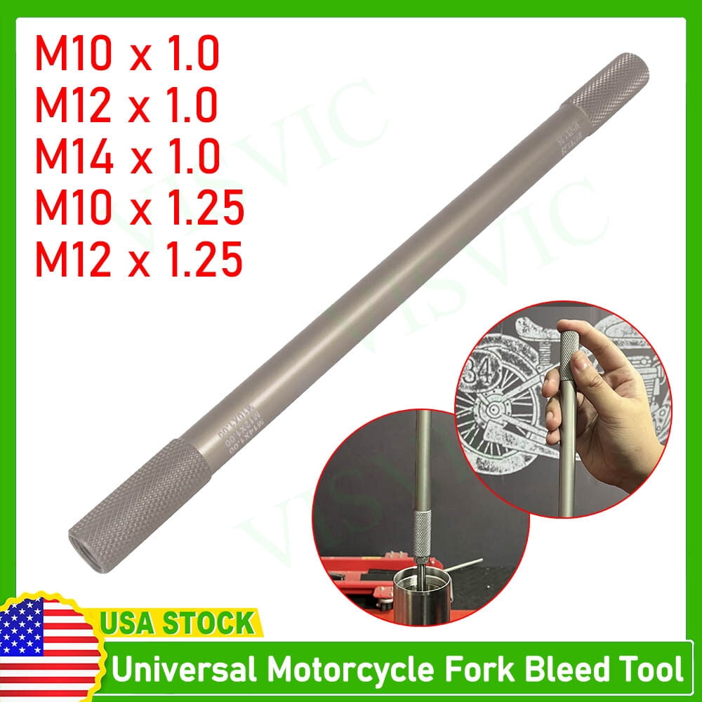 Universal Motorcycle Fork Bleed Tool, diy motorcycle suspension repair ...