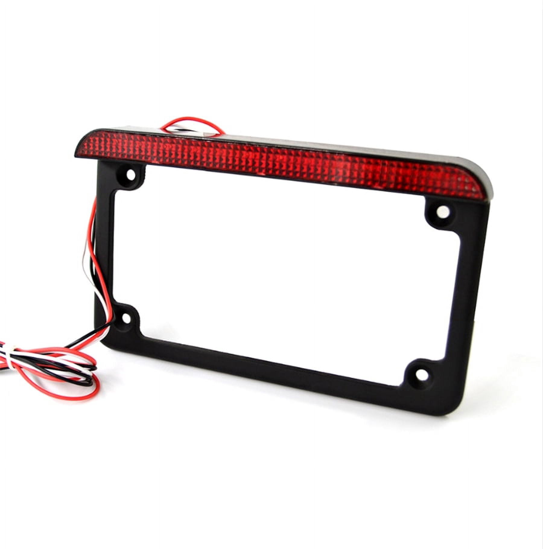 Universal Motorcycle Frame Side Mount LED Tail Light Brake Running ...