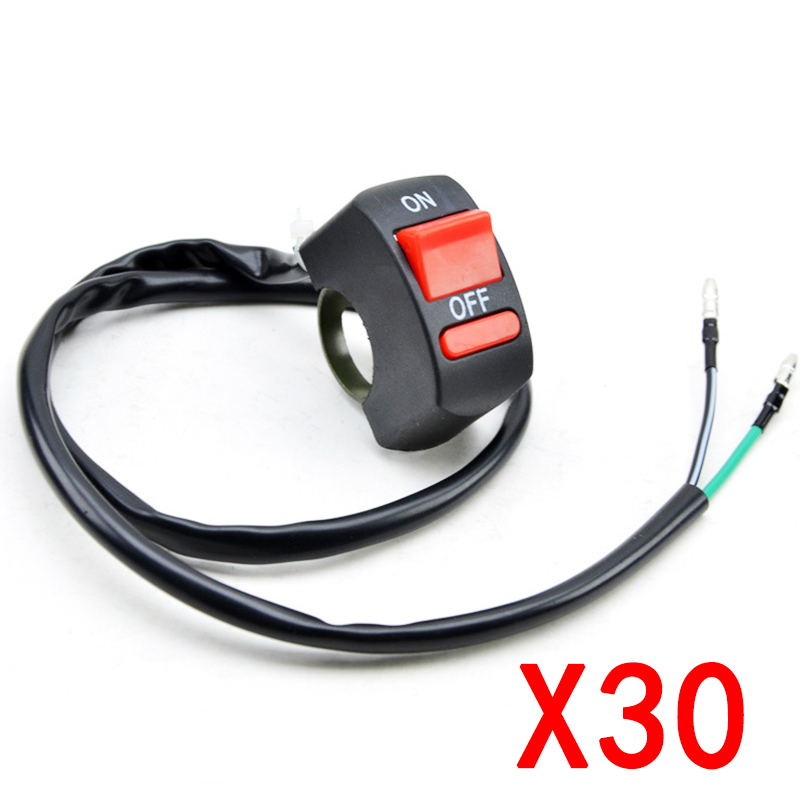 Universal Motorcycle Handlebar Flashing Switch Moto Light Switch ON OFF ...