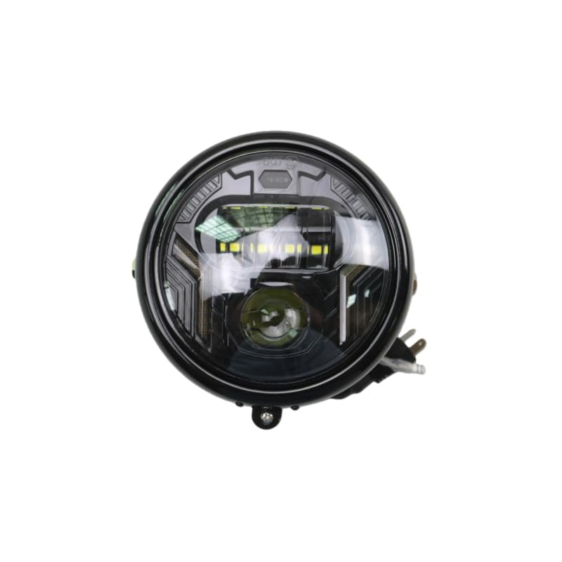 Universal Motorcycle Headlight LED 5.75Inch Headlamp Hi/Lo Beam /Turn ...