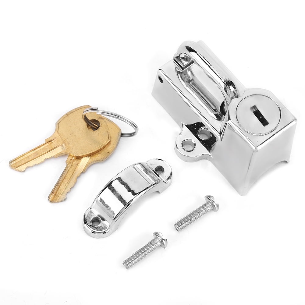 Universal Motorcycle Helmet Lock - 22mm 7/8" Diameter, Electroplated ...