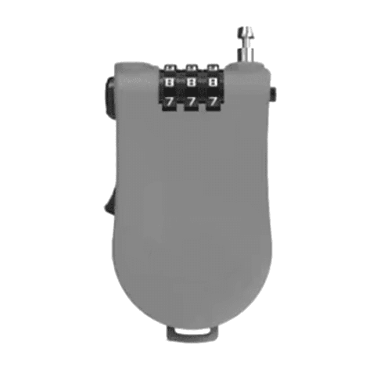 Universal Motorcycle Helmet Password Lock Telescopic Wire Rope Cable ...