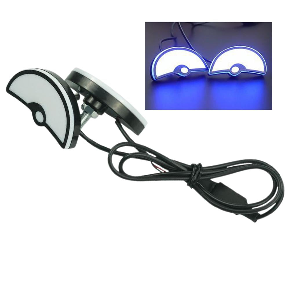 Universal Motorcycle LED Unique Light-Devil Eyes Headlight Car Model ...