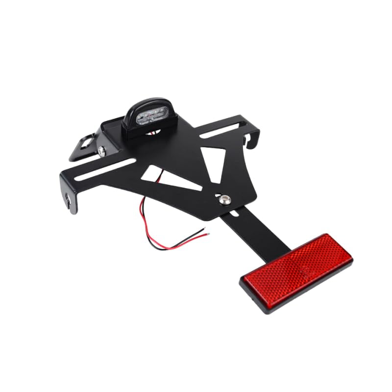 Universal Motorcycle License Plate Holder Mount Bracket Aluminum ...