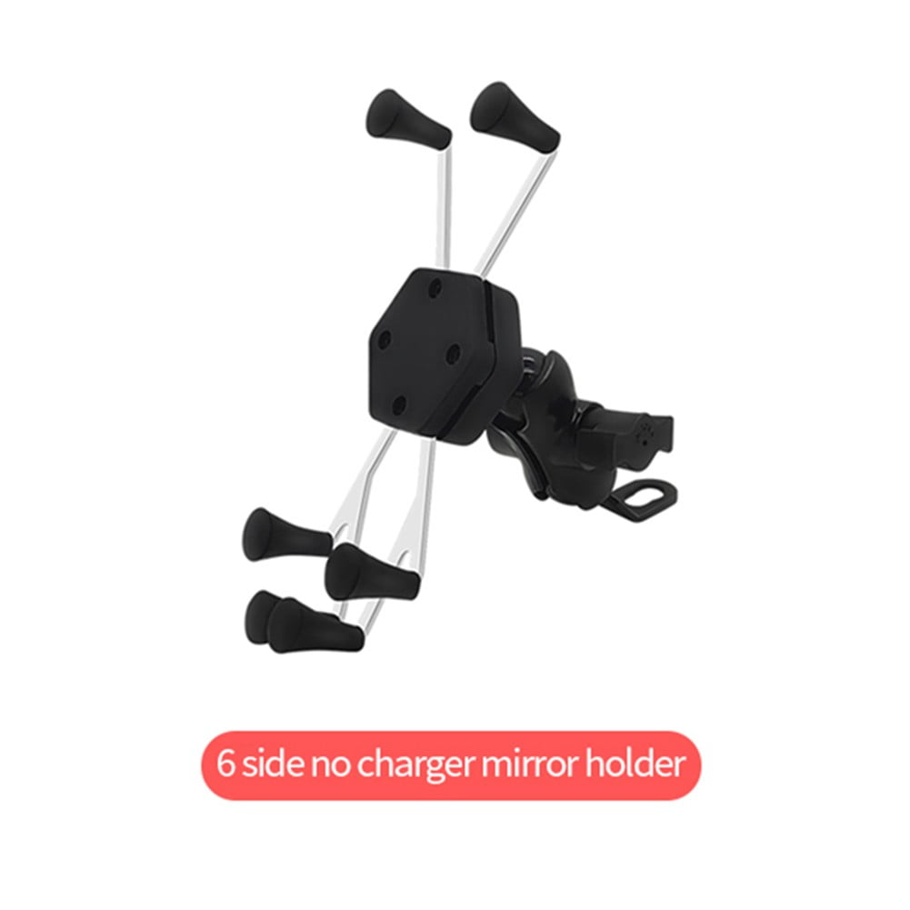 Universal Motorcycle Mobile Phone Holder Motorbike X Grip Clamp Mount ...