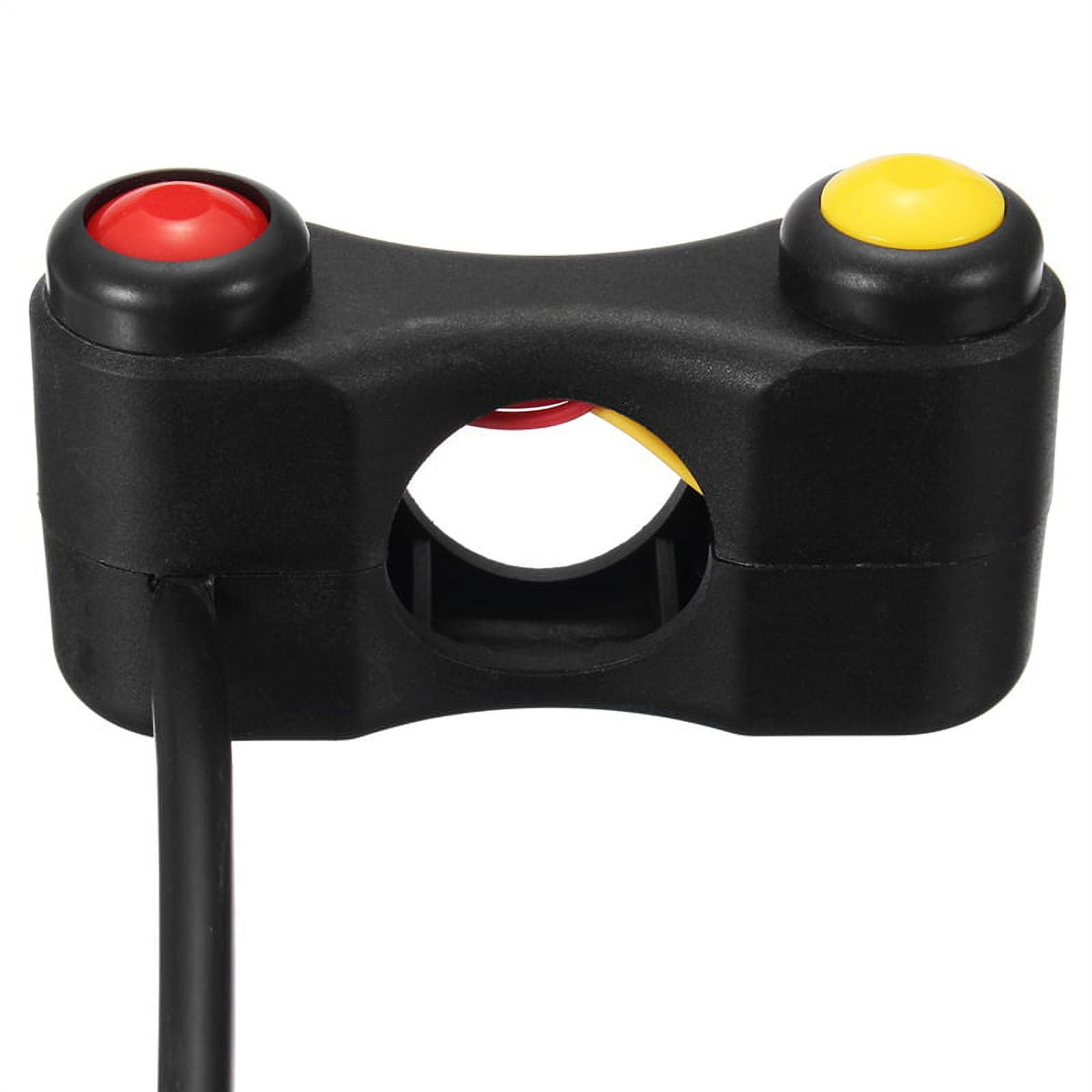 Universal Motorcycle Race Bike 2 Button Array 22mm 7/8" Handlebar Mount ...