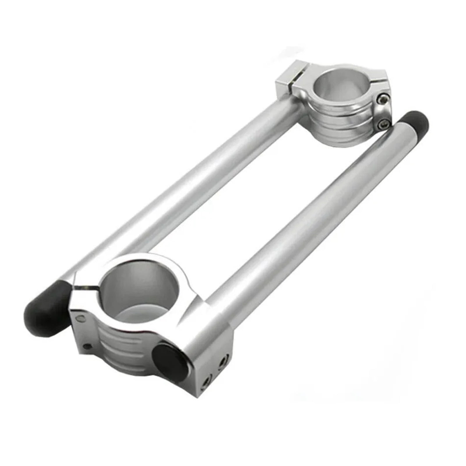 Universal Motorcycle Racing Adjustable Handlebar 22mm 7/8'' Chrome Clip ...