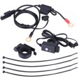 Universal Motorcycle SAE to Dual USB Waterproof Phone GPS Charger Kit ...
