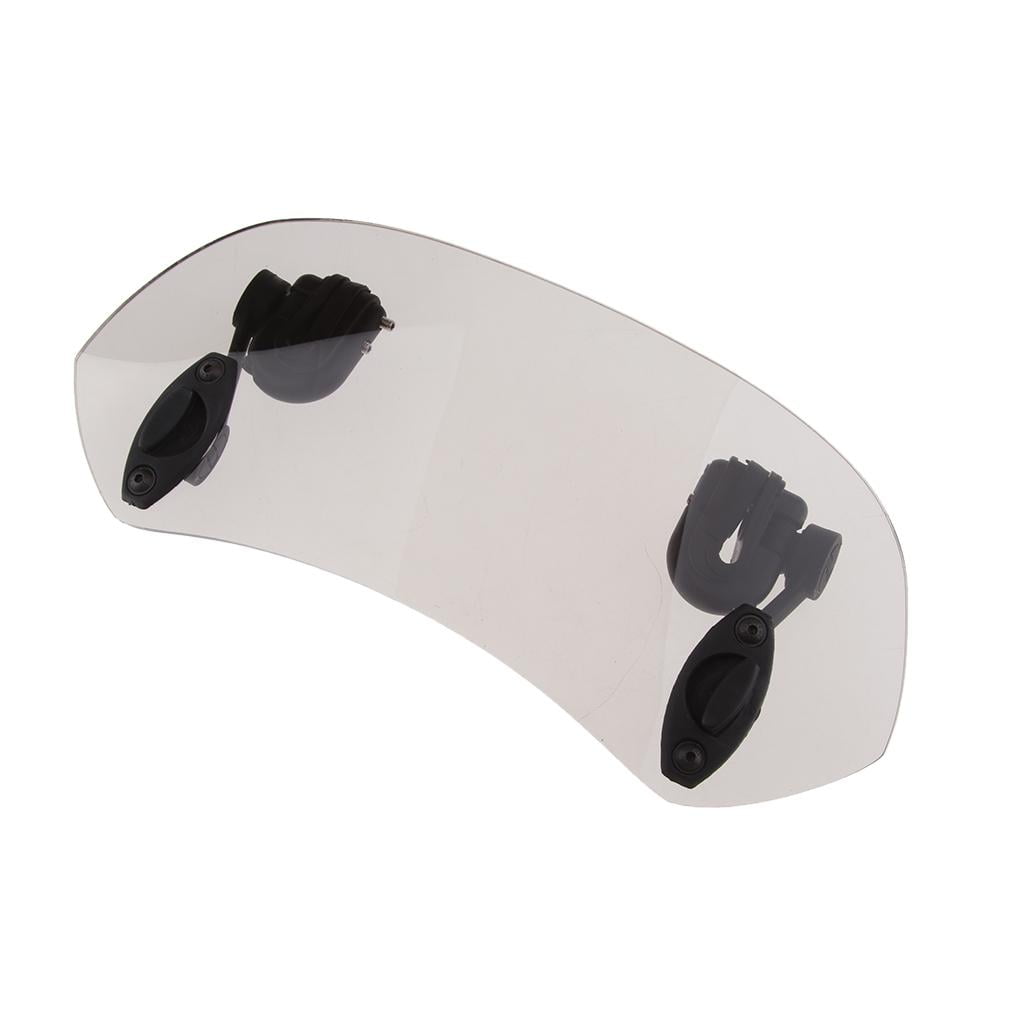 Universal Motorcycle Screen Deflector Extension Windshield Windscreen ...