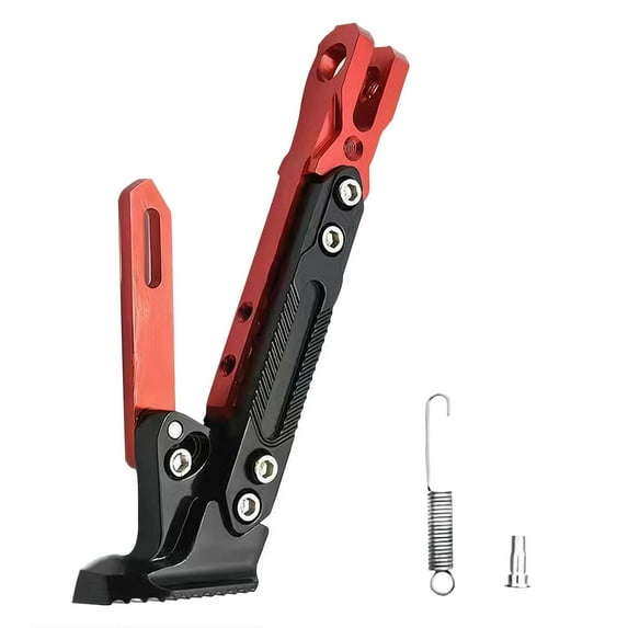 Universal Motorcycle Side Stand Kickstand Heavy Duty Support Replacement Pad Durable Steel ...