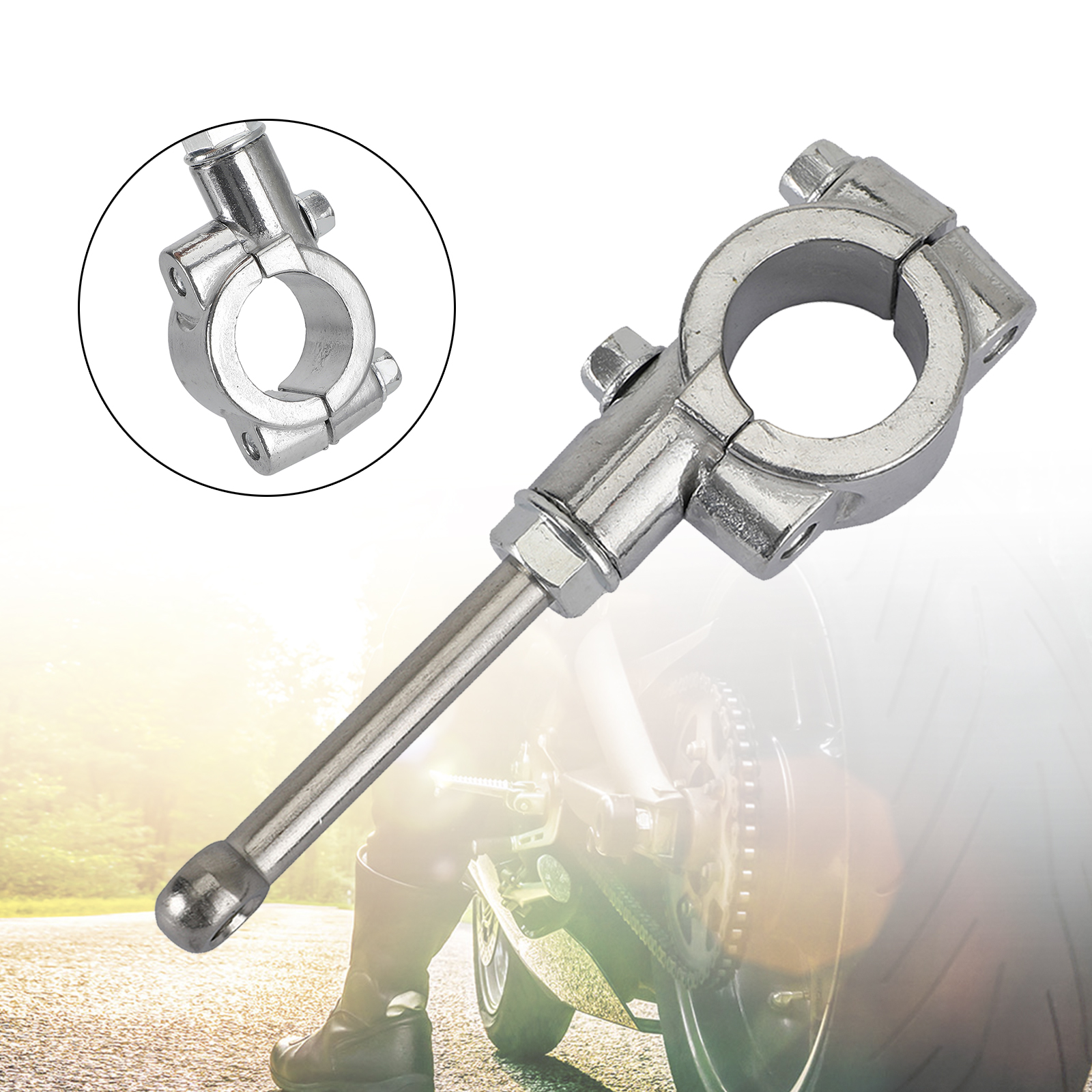 Universal Motorcycle Stand Kickstand Extension Kit 20-23MM Scooter ...