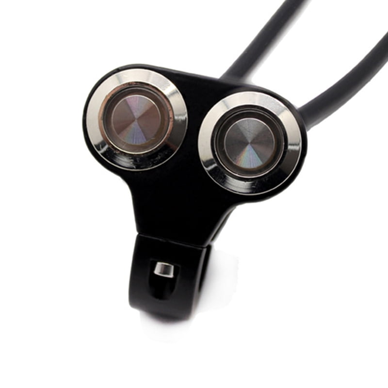 Universal Motorcycle Switch Electric Bicycle ATV Scooter Headlight Fog ...