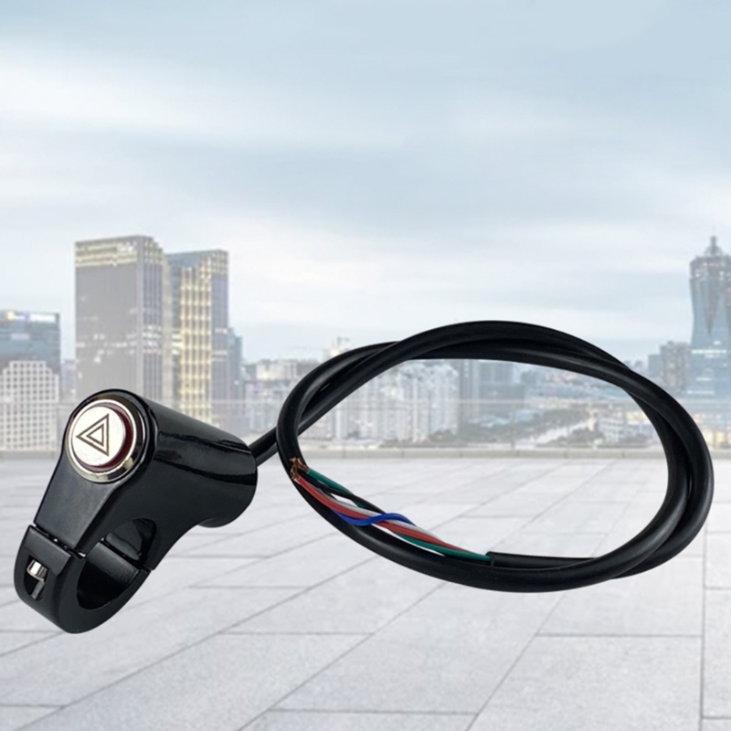 Universal Motorcycle Switches Handlebar Mount Warning Light Switch ...