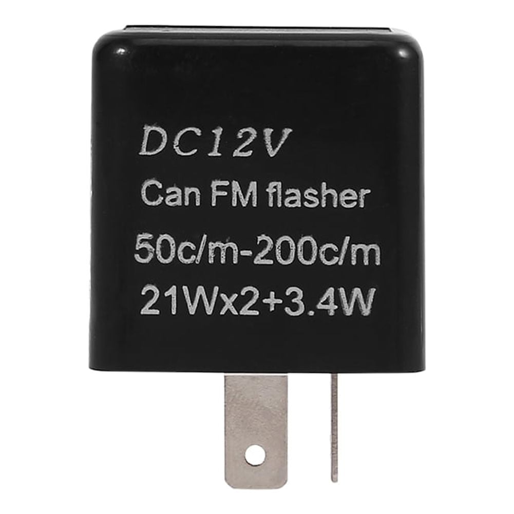 Universal Motorcycle Turn Signal Indicator 2-Pin Speed Adjustable LED ...