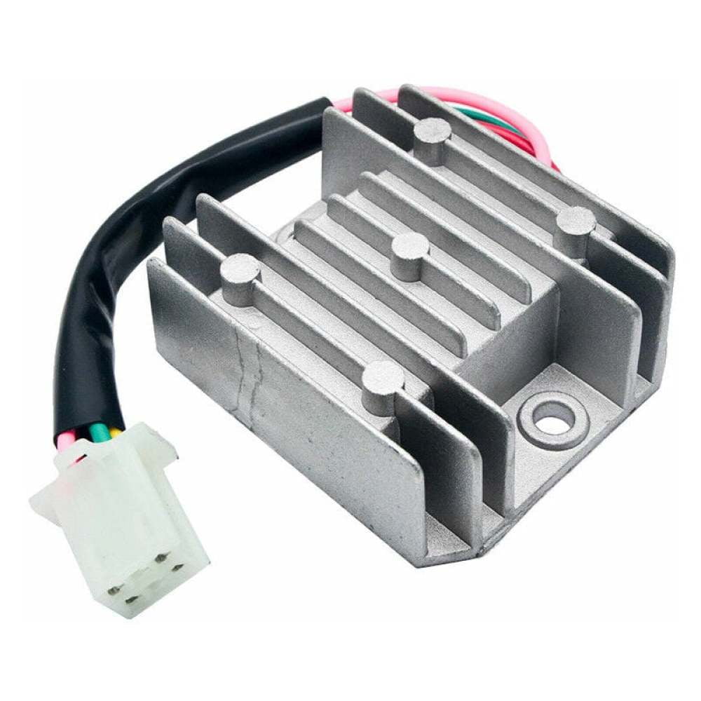 Universal Motorcycle Voltage Rectifier Regulator, 12V DC 4-Wire Full ...