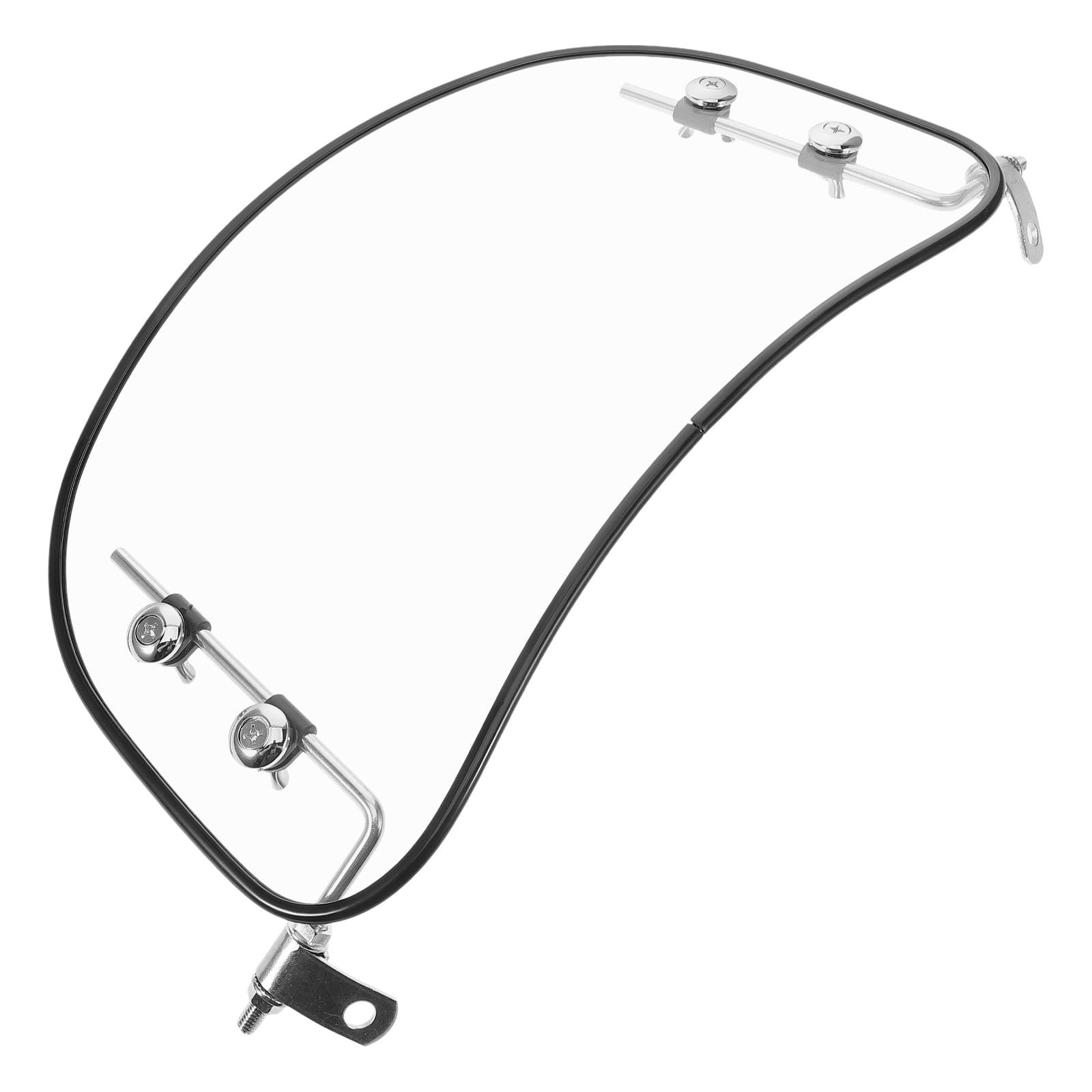 Universal Motorcycle Windscreen Windshield Motorbikes Wind Deflector ...