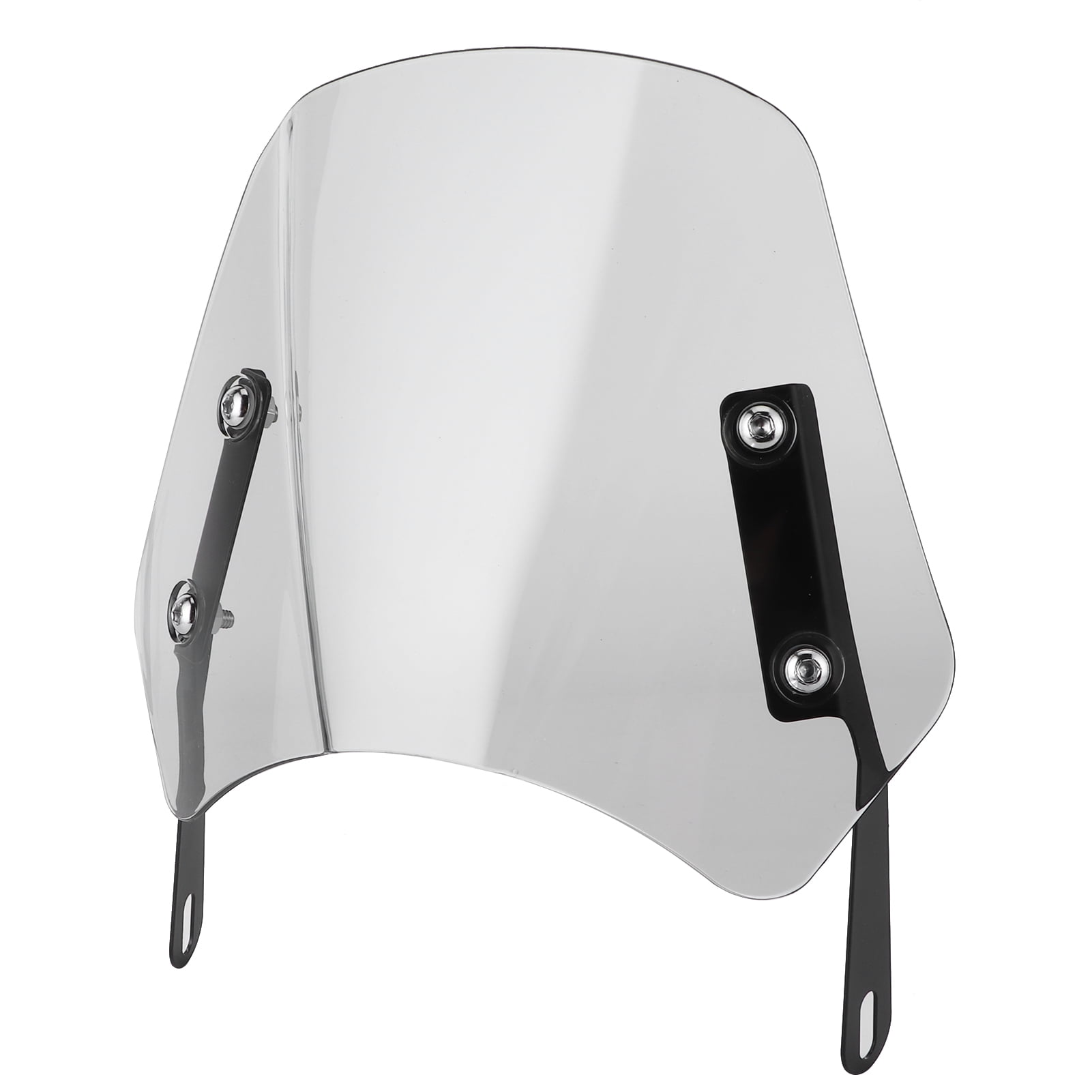 Universal Motorcycle Windshield Wind Deflector Screen W/Mounting ...