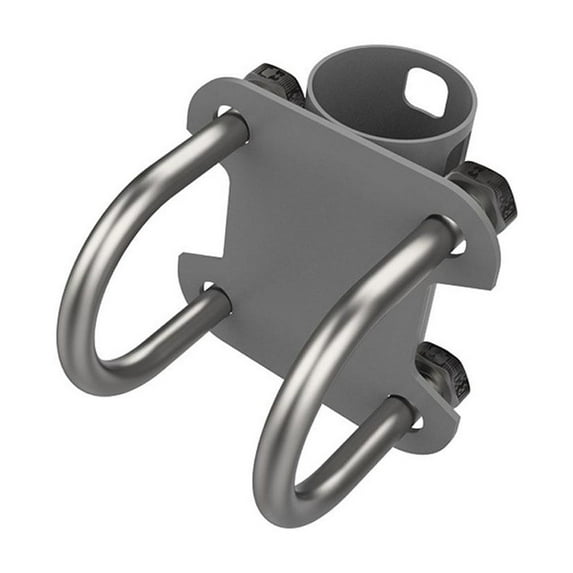 Universal Mount U-Bracket for Roof Mast To Pole Pipe Mounting Ada ...