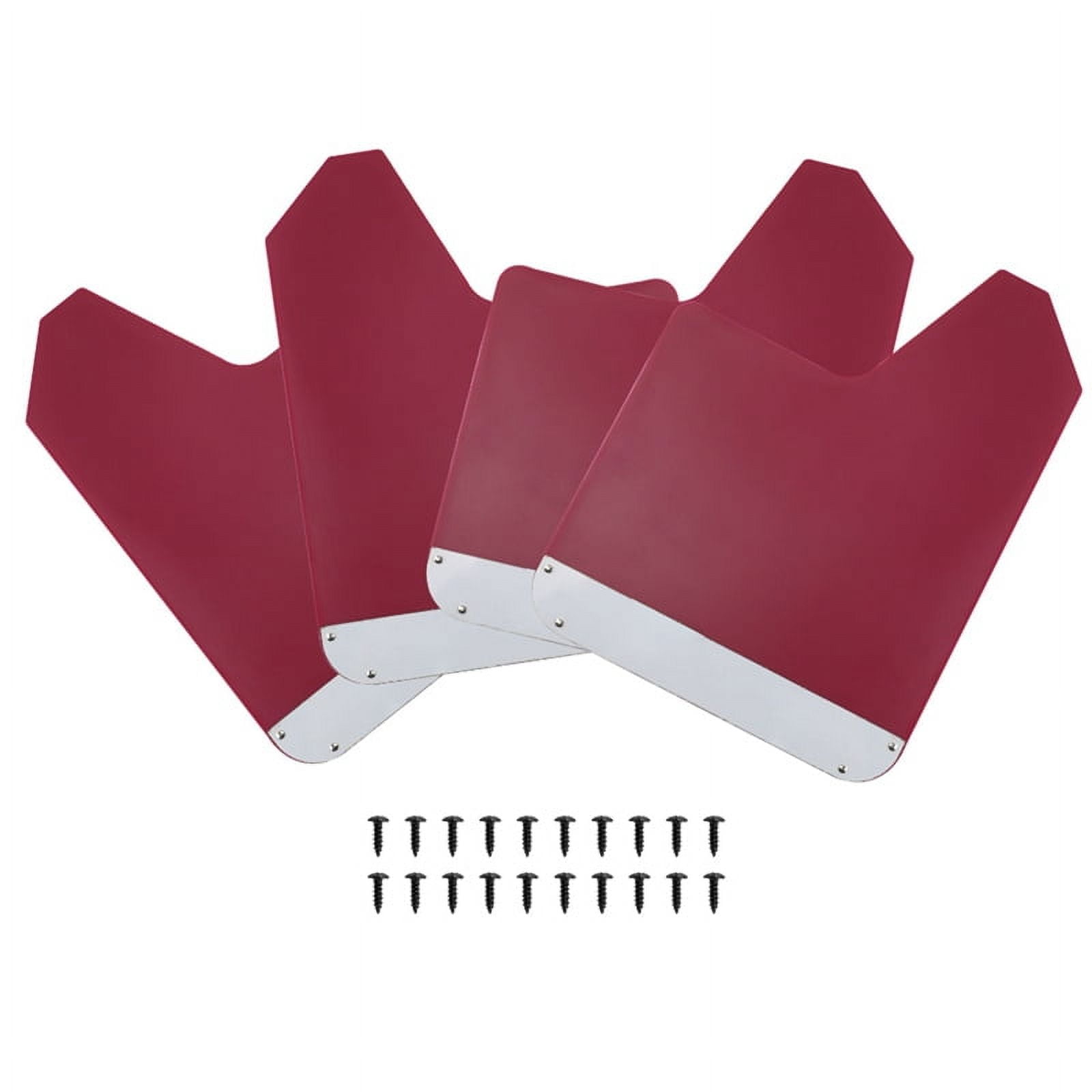 Universal Mud Flaps Splash Guards Car Mudguard with Reflectors Mudflaps ...
