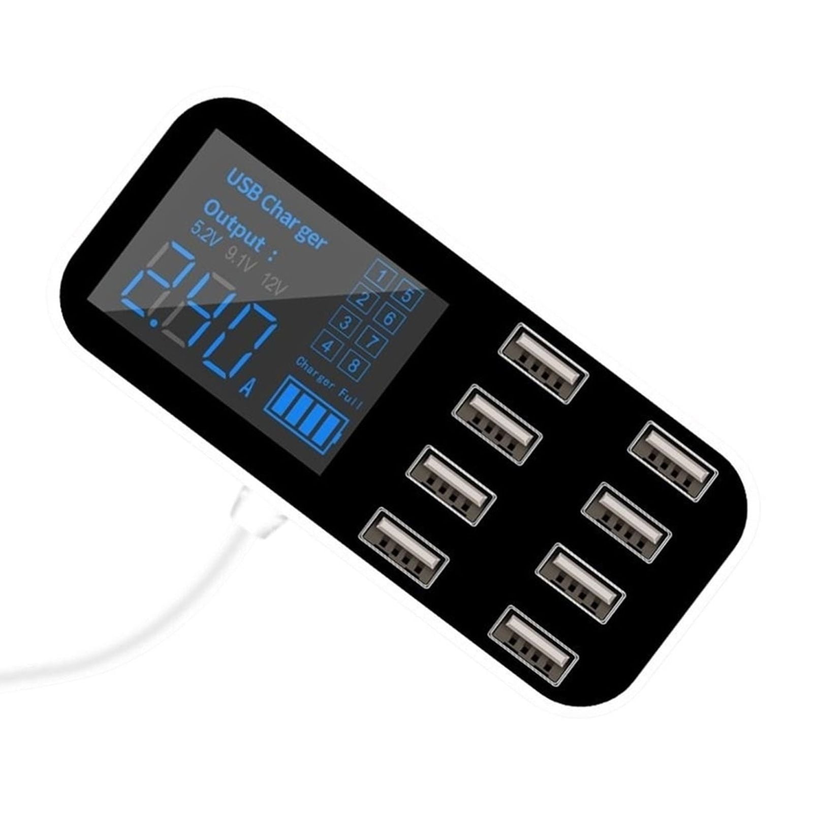 Universal Multi-Port USB Charger for Car 8-Port Car Lighter Charging ...