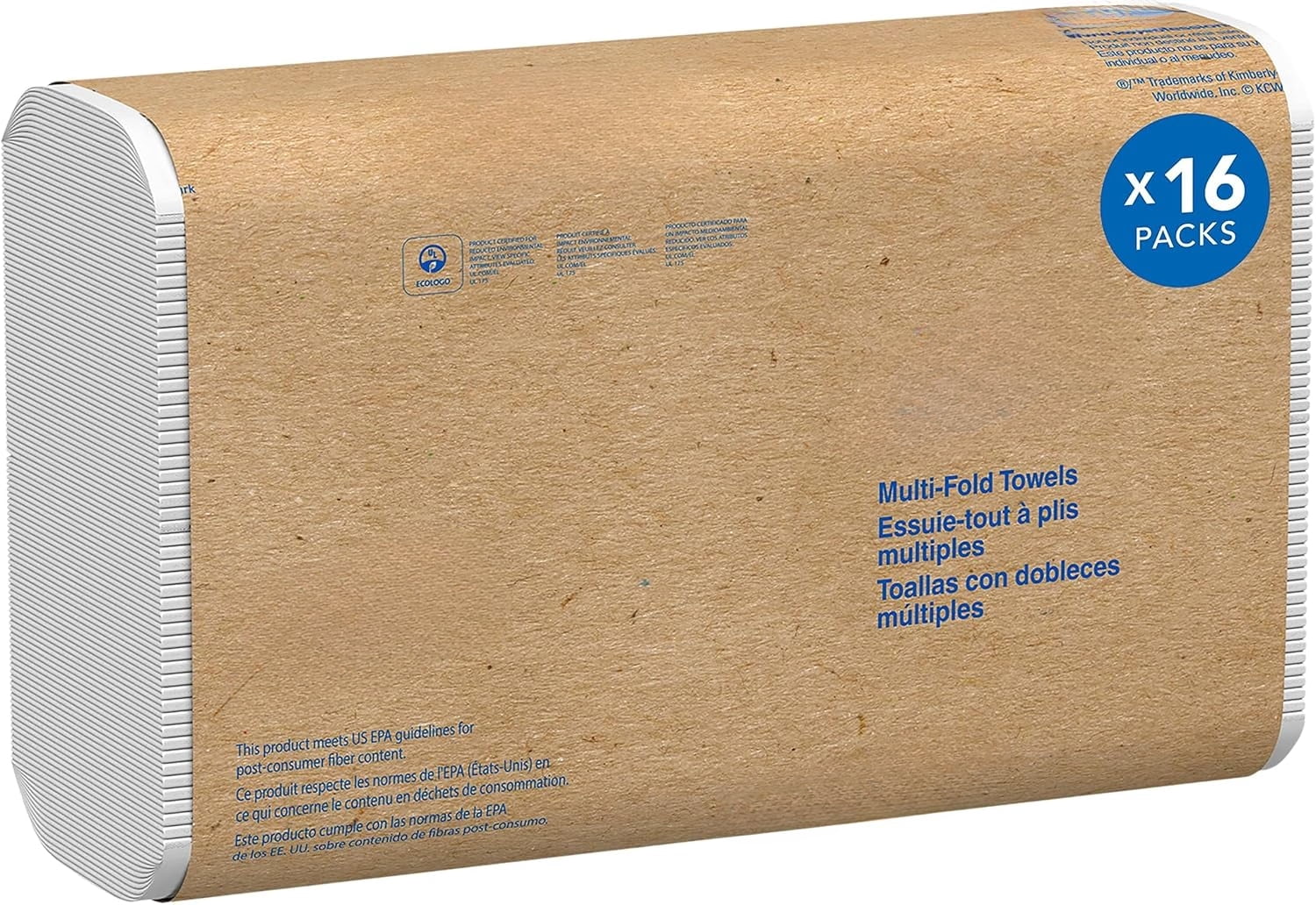Universal Multifold Paper Towels, Bulk (01840), Absorbency Pockets ...
