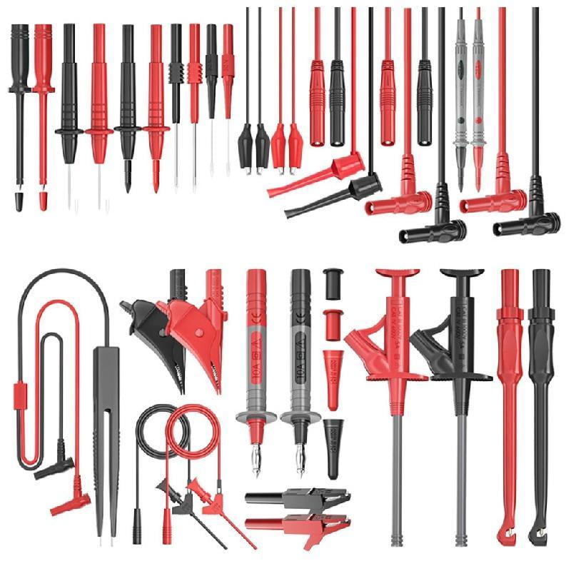 Universal Multimeter Test Leads Replaceable Wire Piercing Probes ...