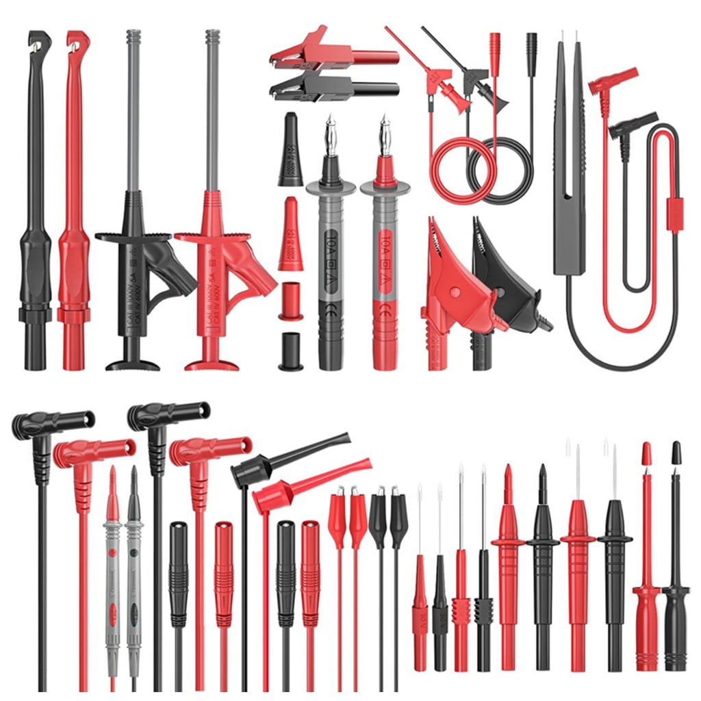 Universal Multimeter Test Leads Replaceable Wire Piercing Probes ...