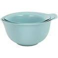 Universal Nesting Plastic Mixing Bowls with Non Slip Base and Pour ...