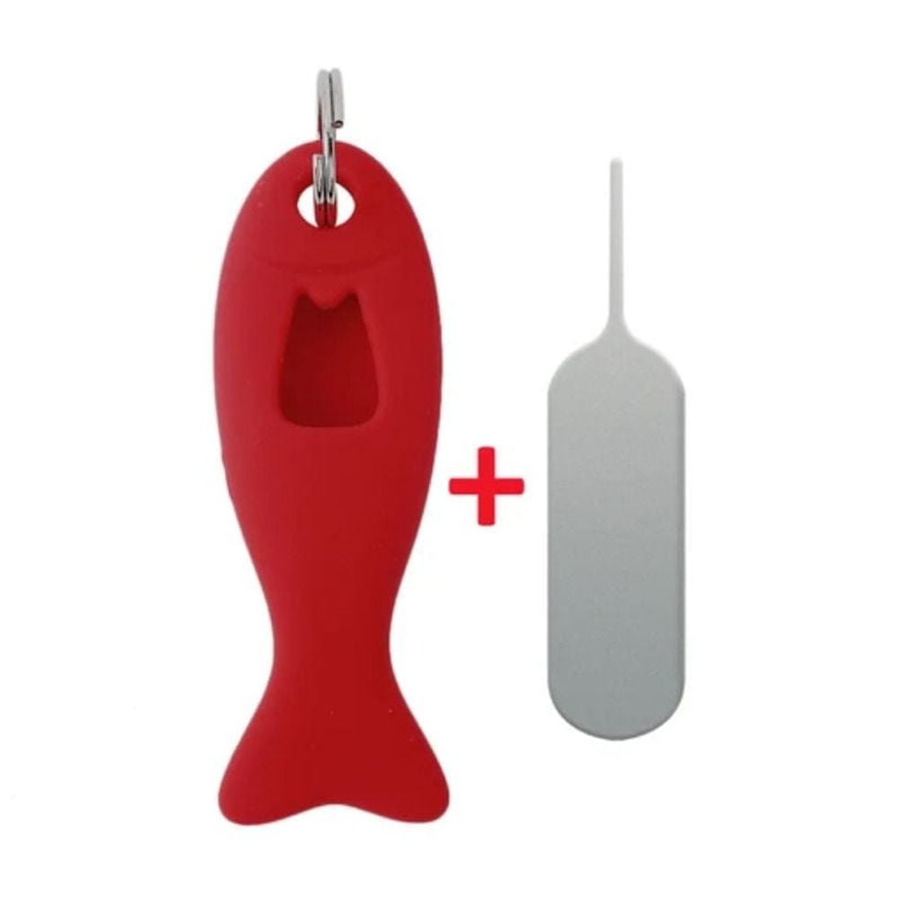 Universal New Anti-lost Protective Sleeve Silicone Sim Card Pin Needle ...