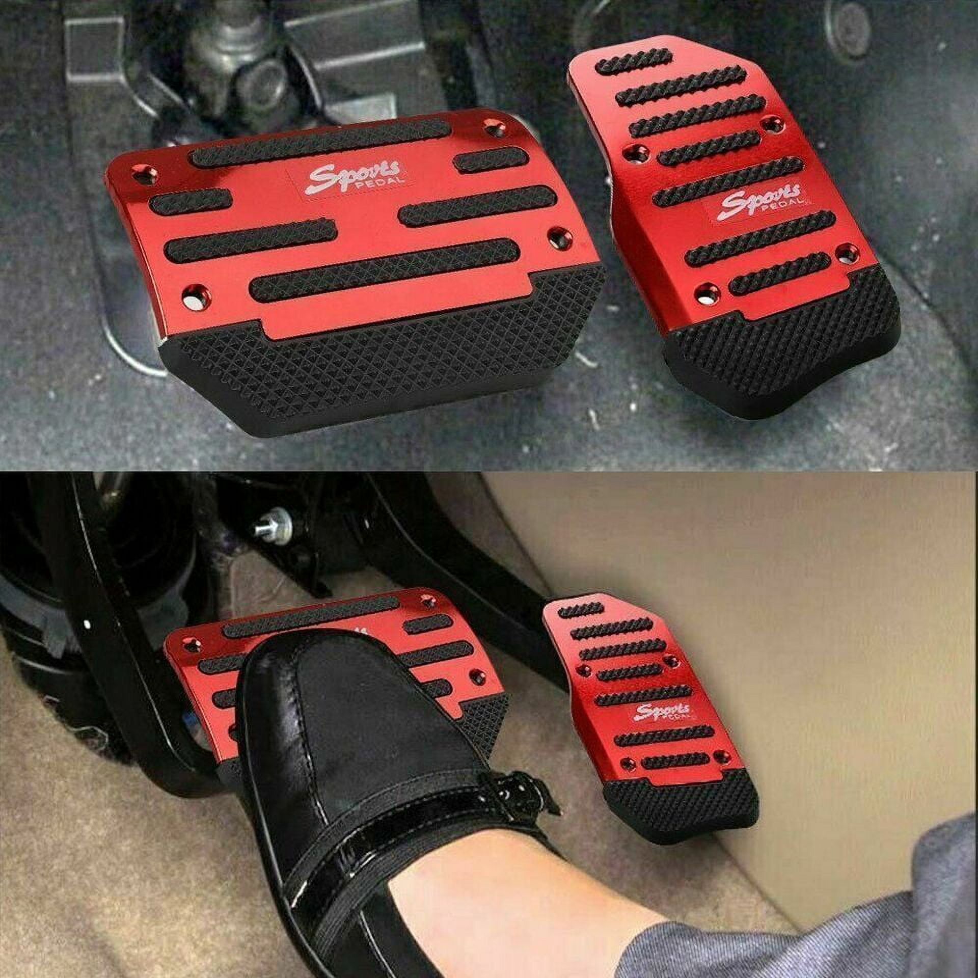 Geartronics Non-Slip Gas Brake Pedal Covers Universal Fit Durable PVC ...