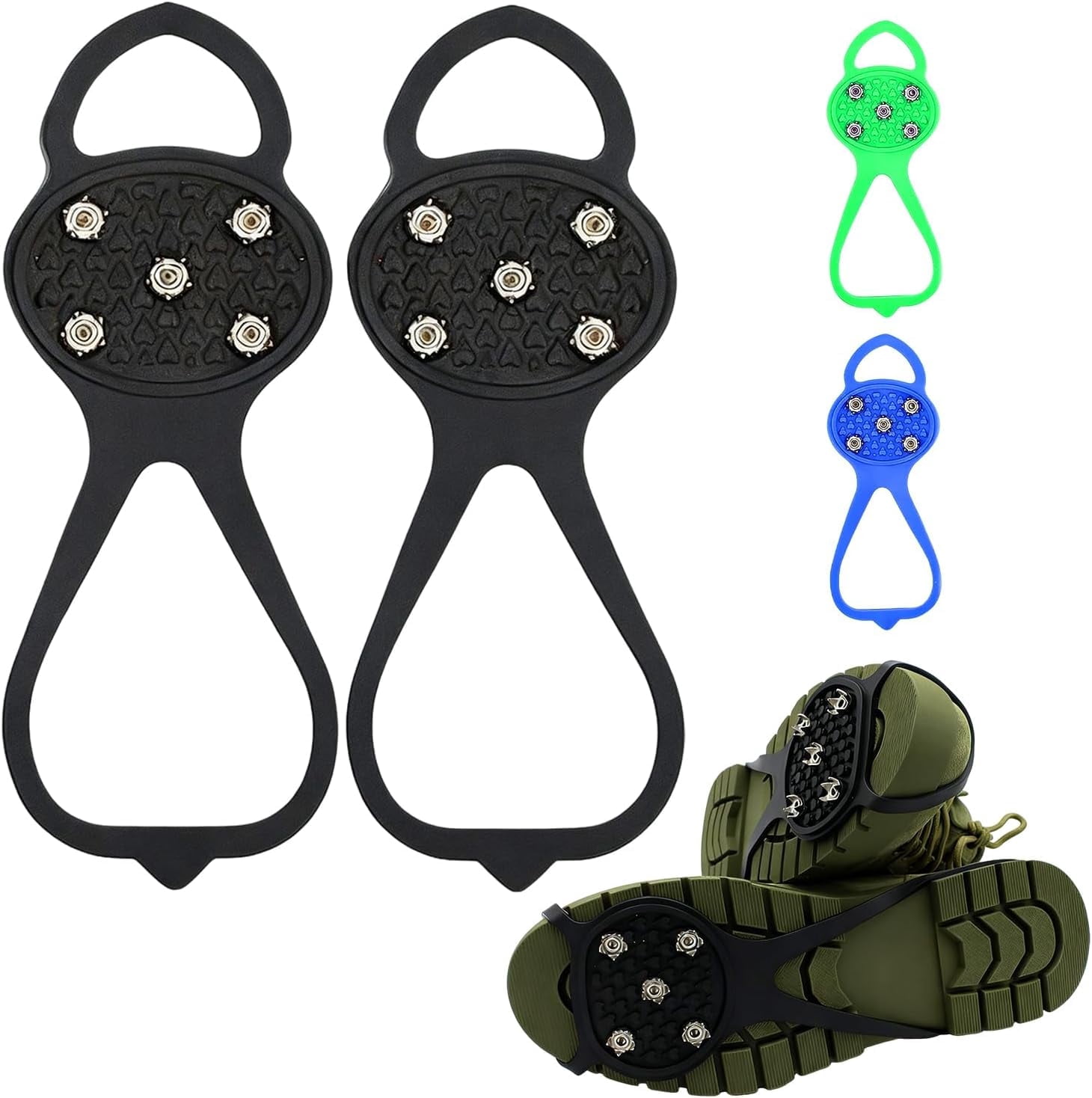 Universal Non-Slip Gripper Spikes, 2026 New Anti-Skid Snow Ice Shoe ...