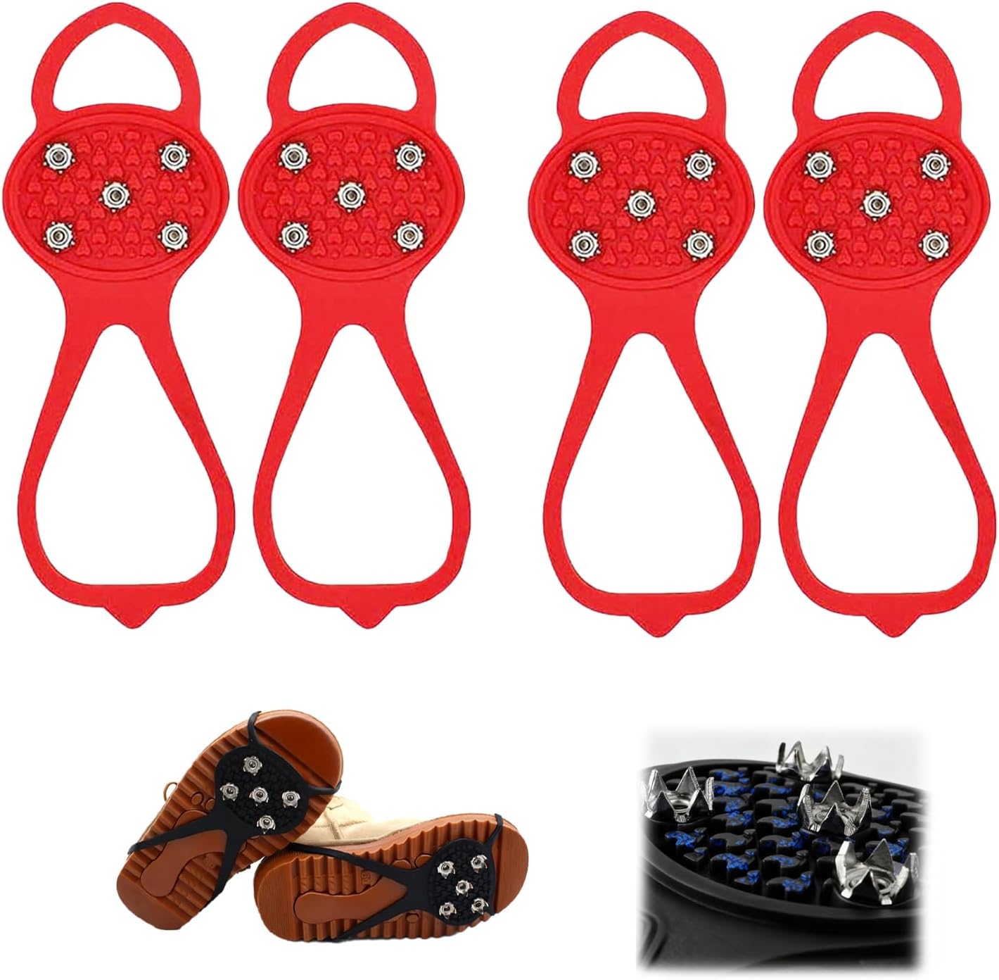 Universal Non-Slip Gripper Spikes,2026 New Non Slip Silicone Shoe Grips ...
