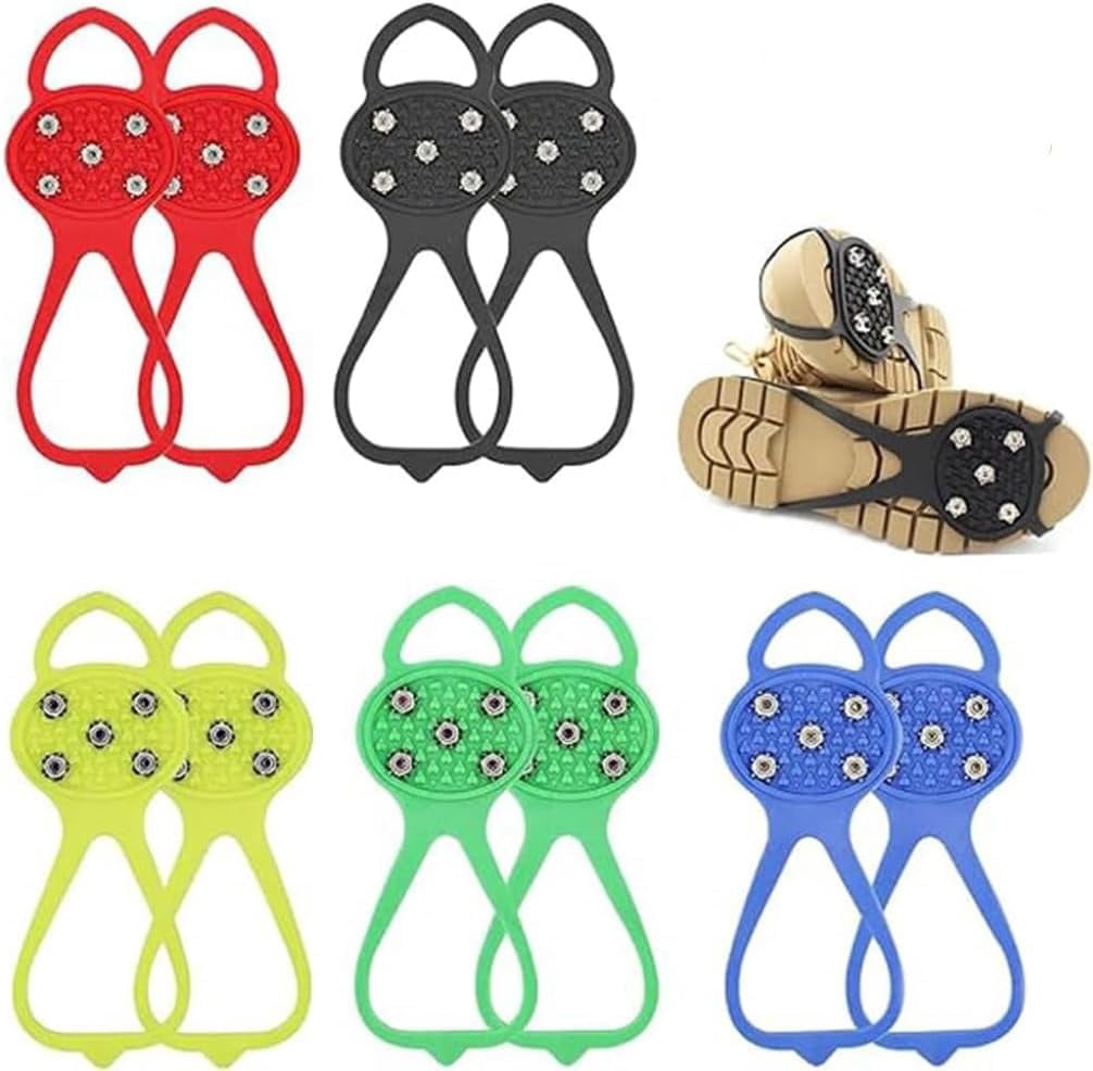 Universal Non-Slip Gripper Spikes, 2026 New Snow Shoe Spikes, 5-Claw ...