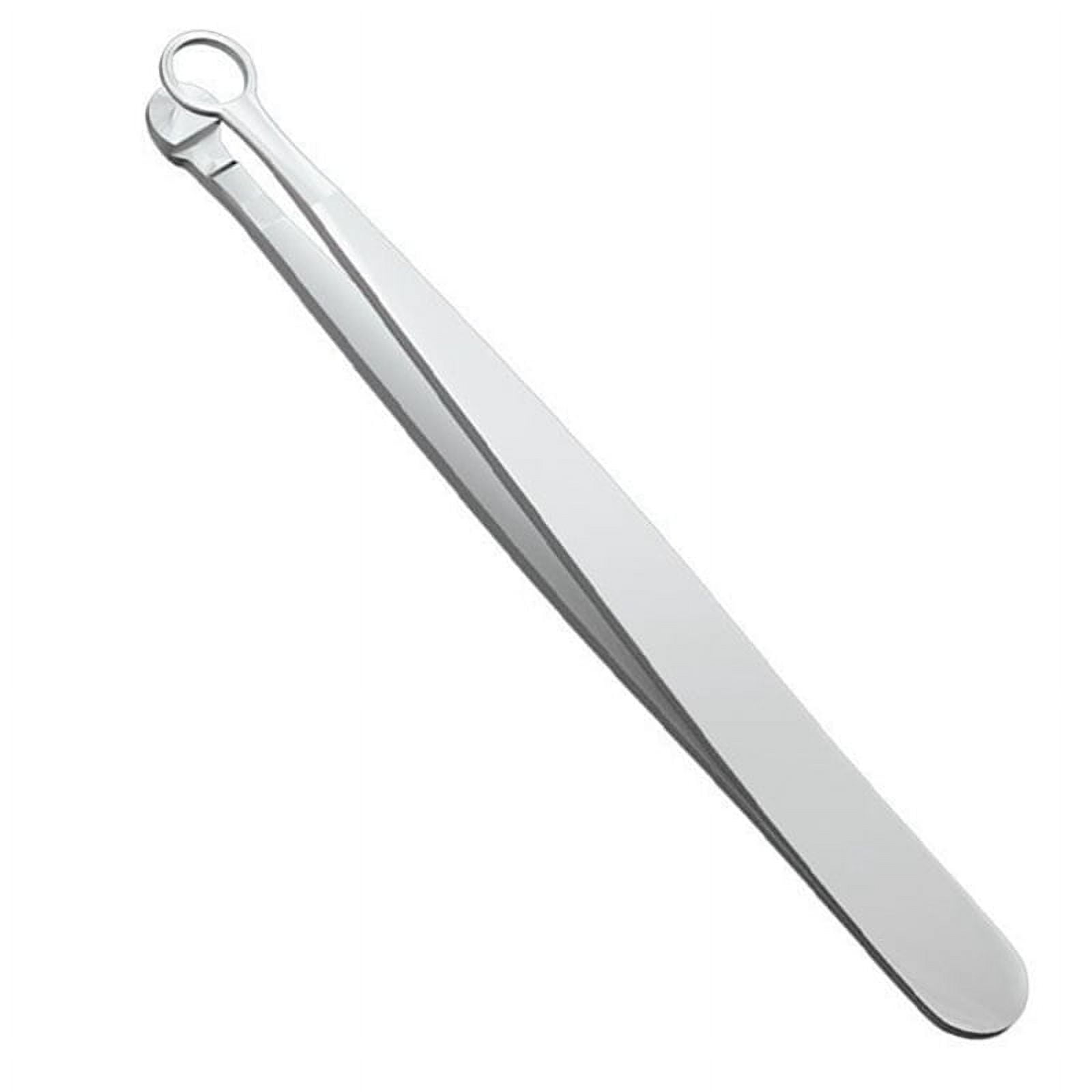 Universal Nose Hair Trimming Tweezers Stainless Steel Eyebrow Nose Hair Cut Manicure Trimming