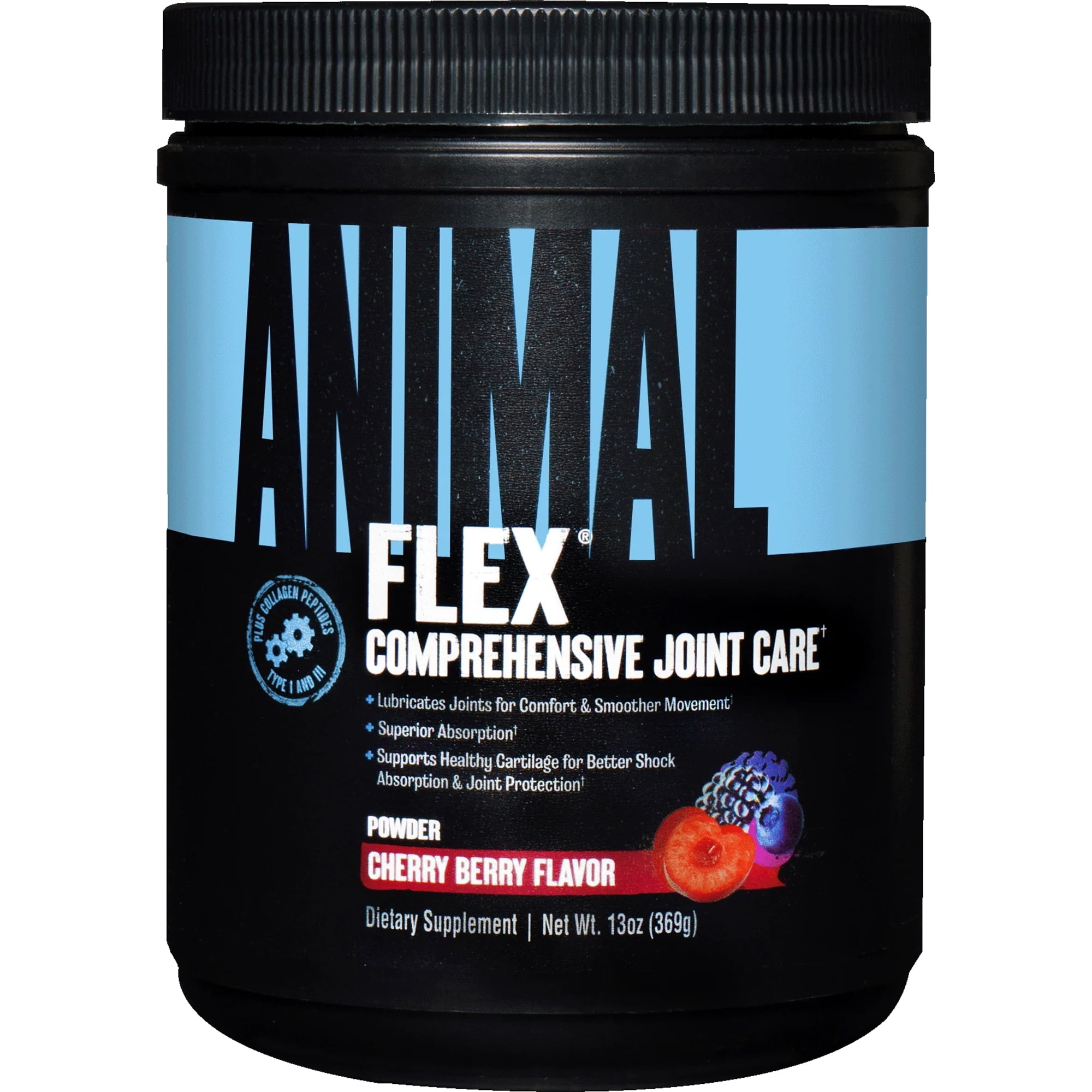 Universal Nutrition Animal Flex Powder, Cherry Berry, Joint Health ...