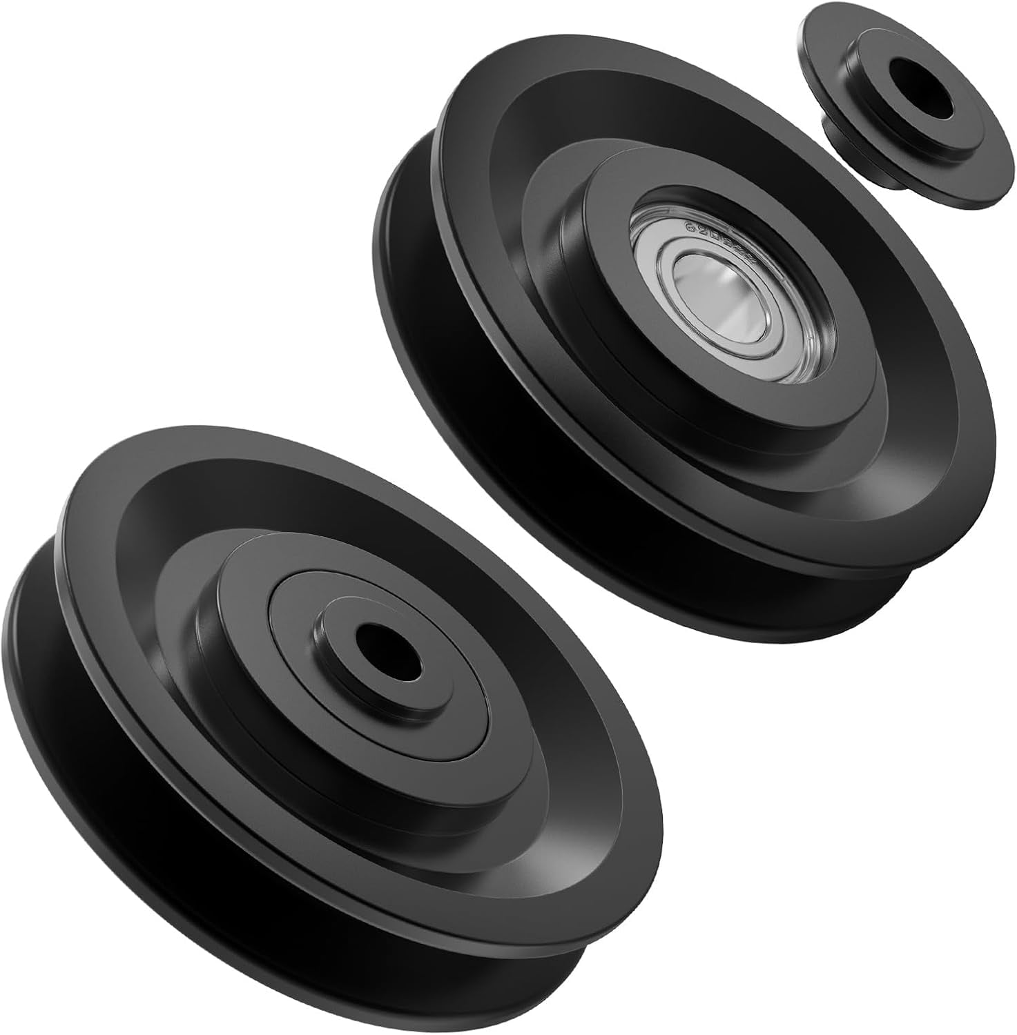 Universal Nylon Bearing Pulley Wheel Replace Gym Attachments Diameter ...